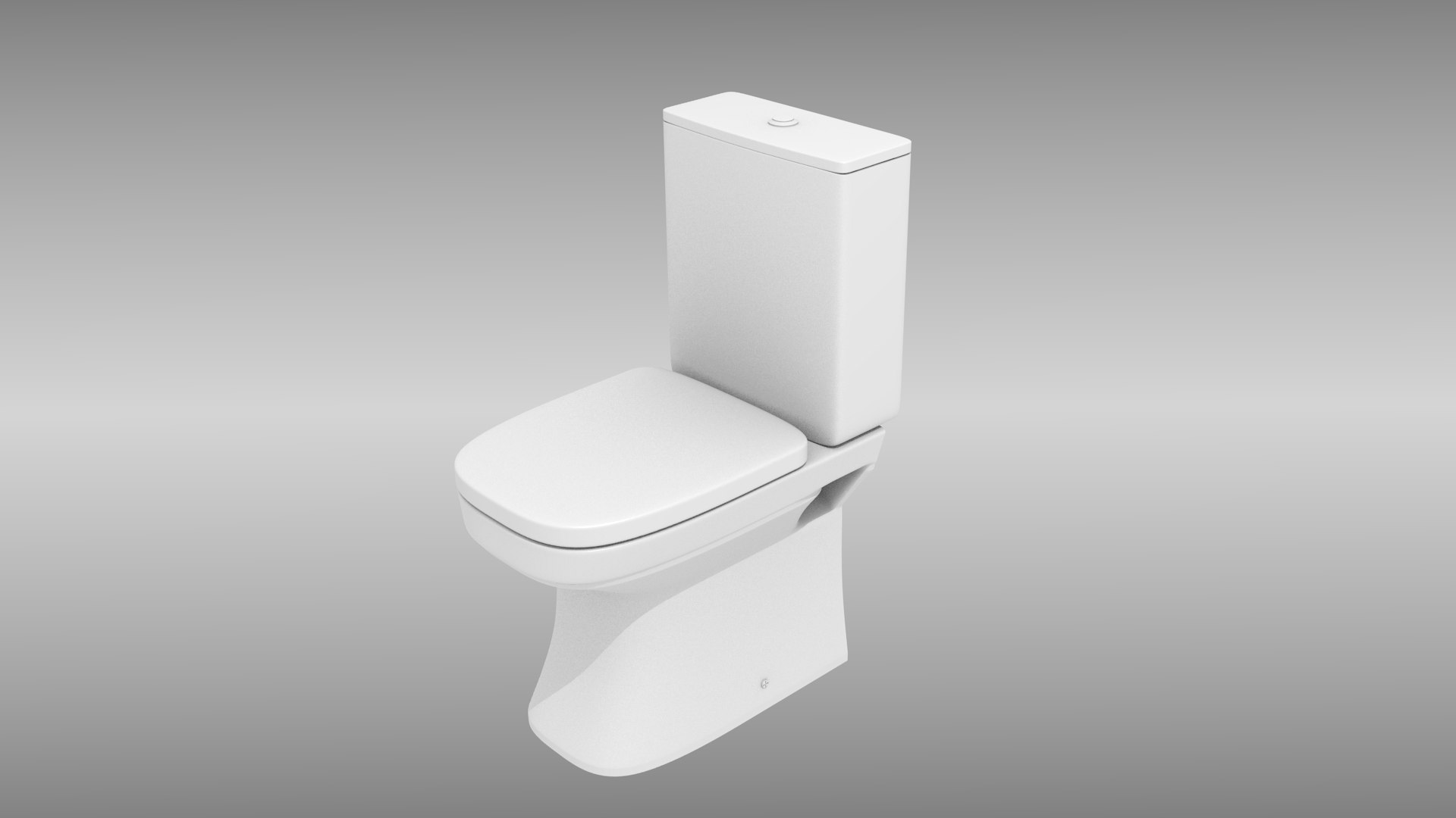 3d Modern Toilet Model