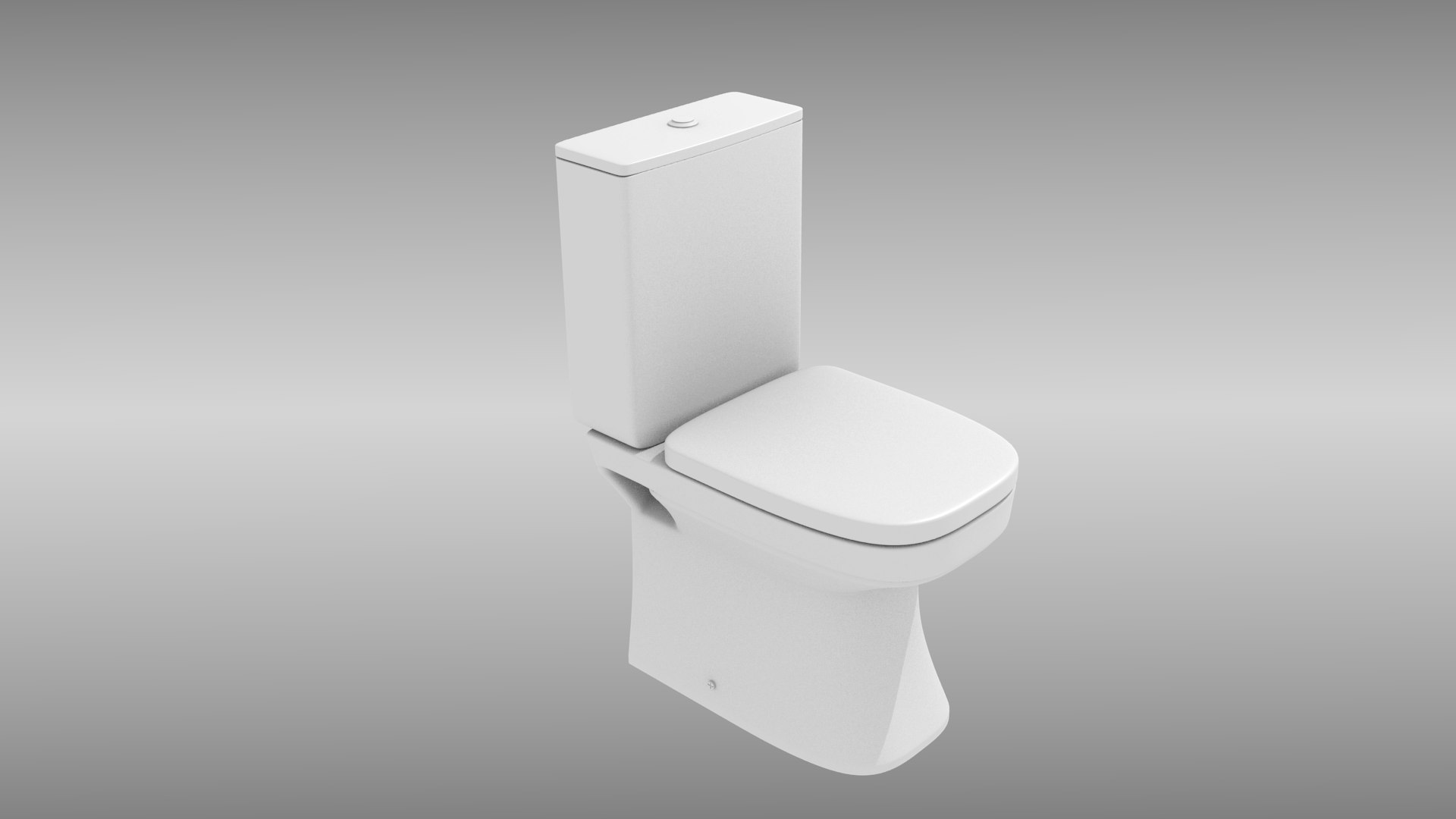 3d Modern Toilet Model