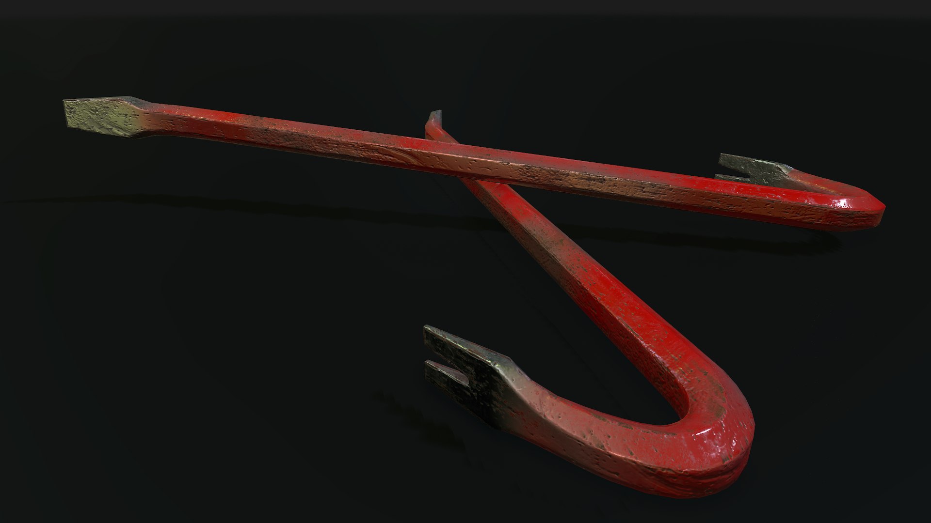 Crowbar 3D Model - TurboSquid 2379810
