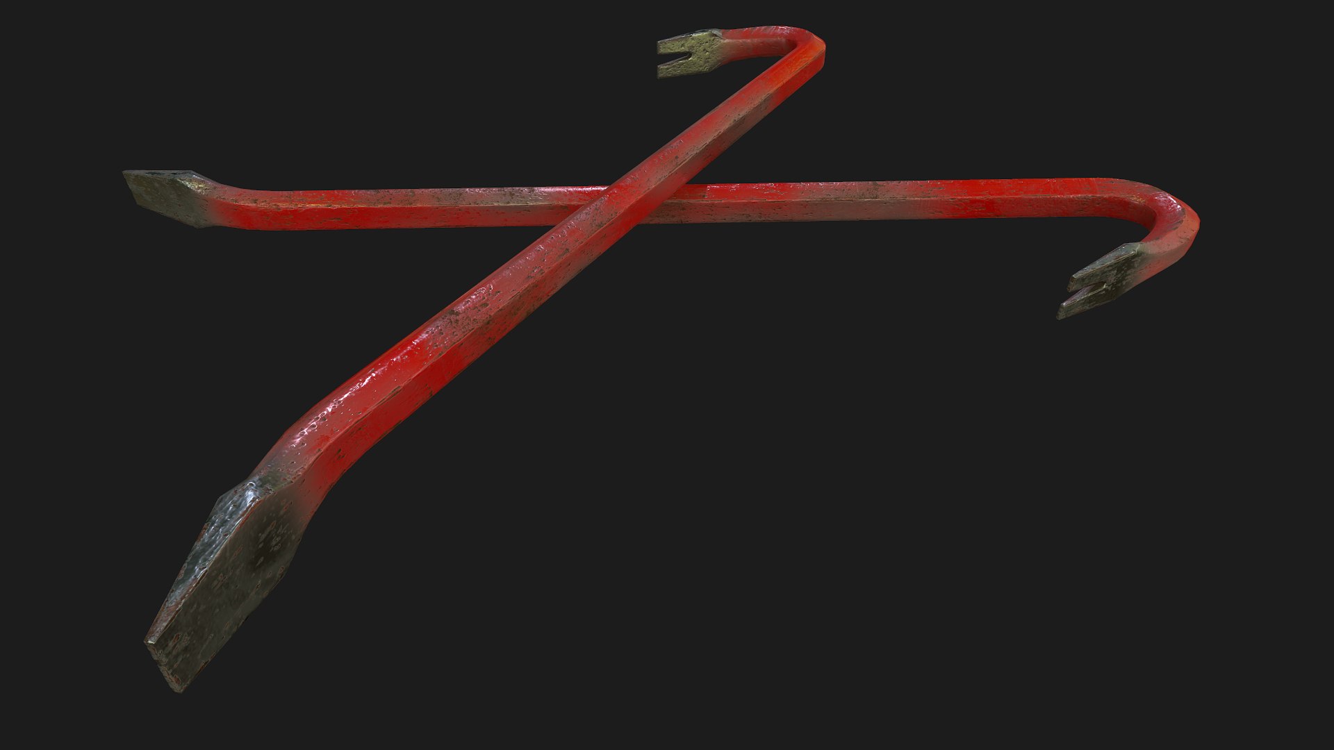 Crowbar 3D Model - TurboSquid 2379810