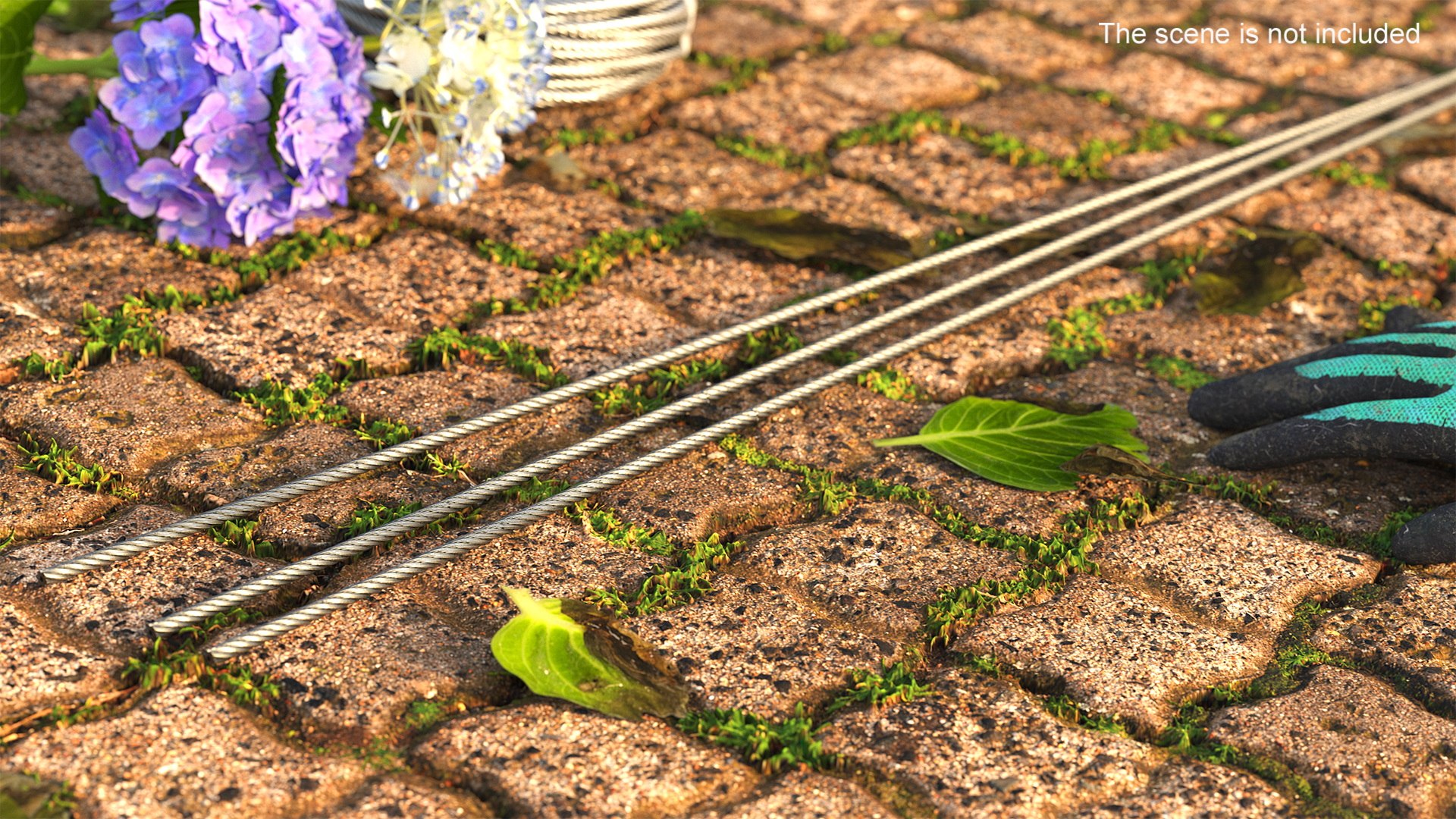 Galvanized Piece Of Steel Rope 3D Model - TurboSquid 2271627