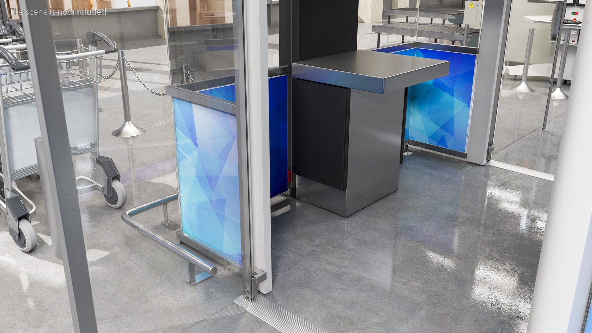 Airport Smoking Zone 3D Model - TurboSquid 1929630