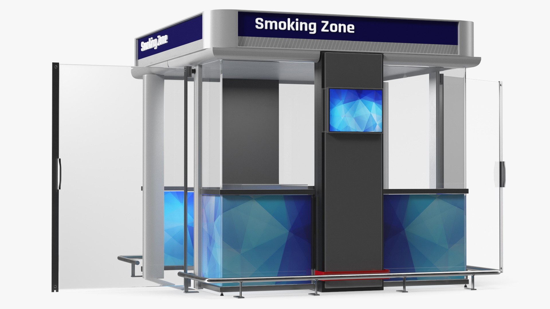 Airport Smoking Zone 3D Model - TurboSquid 1929630