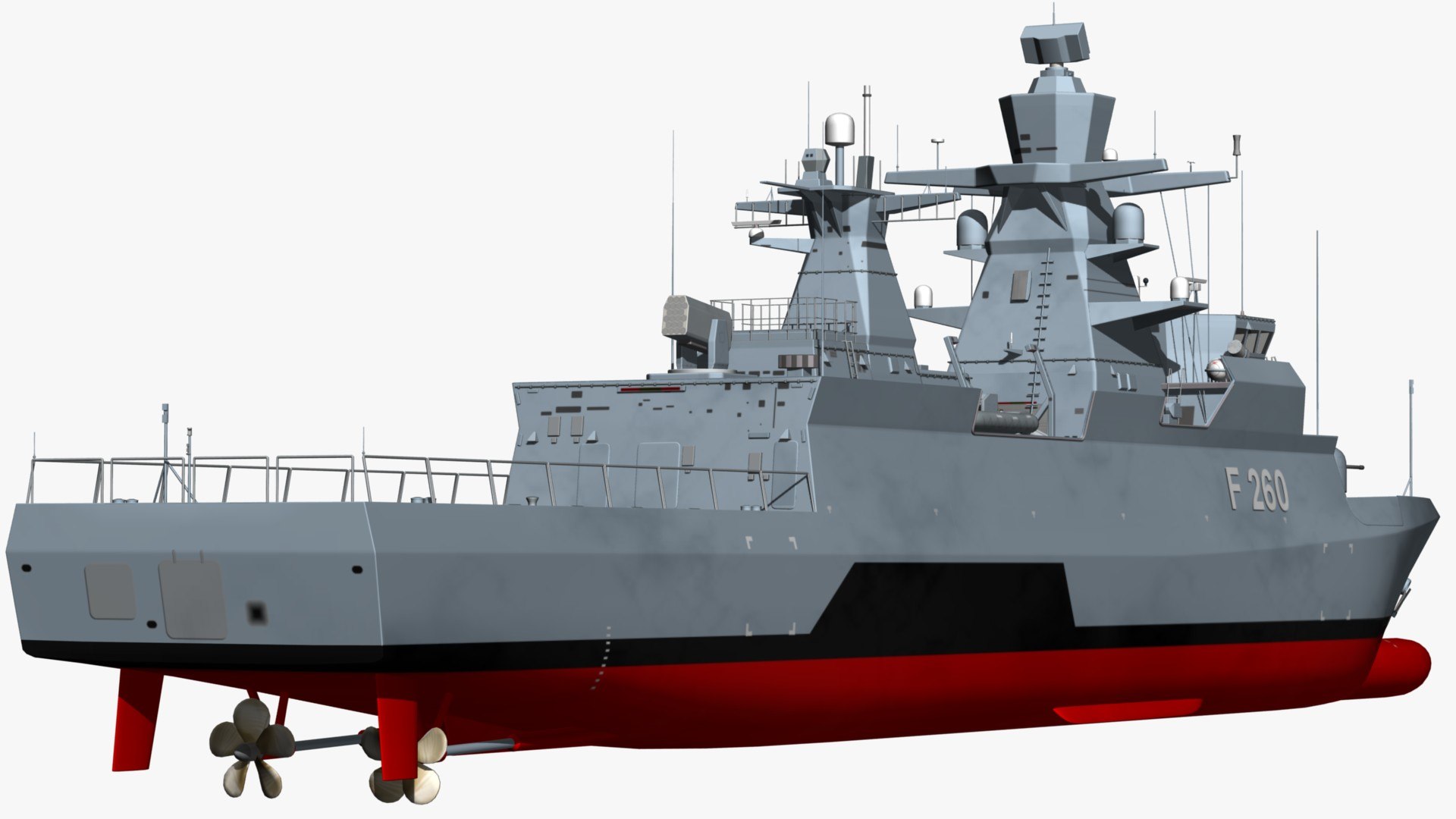 K130 Corvette Ships 3D - TurboSquid 1412892