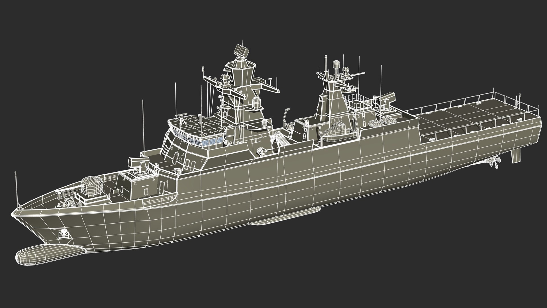 K130 Corvette Ships 3D - TurboSquid 1412892