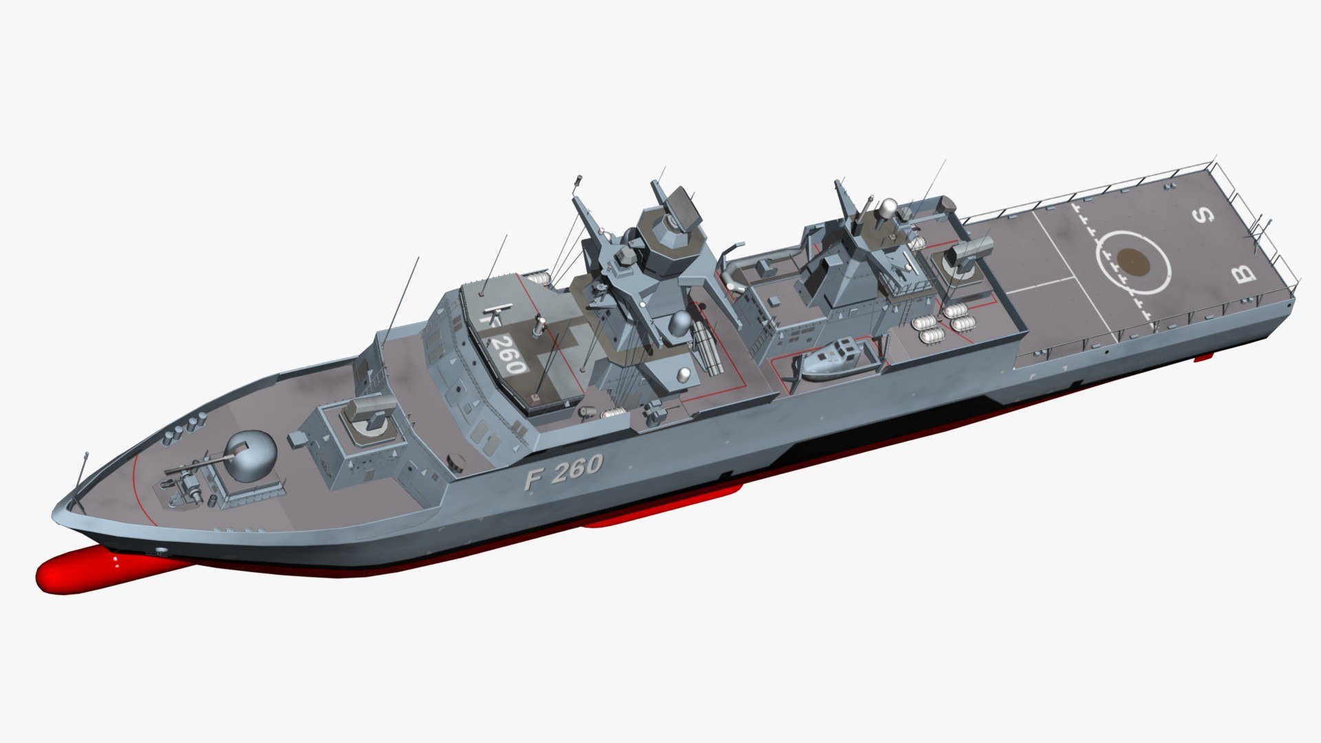 K130 Corvette Ships 3D - TurboSquid 1412892