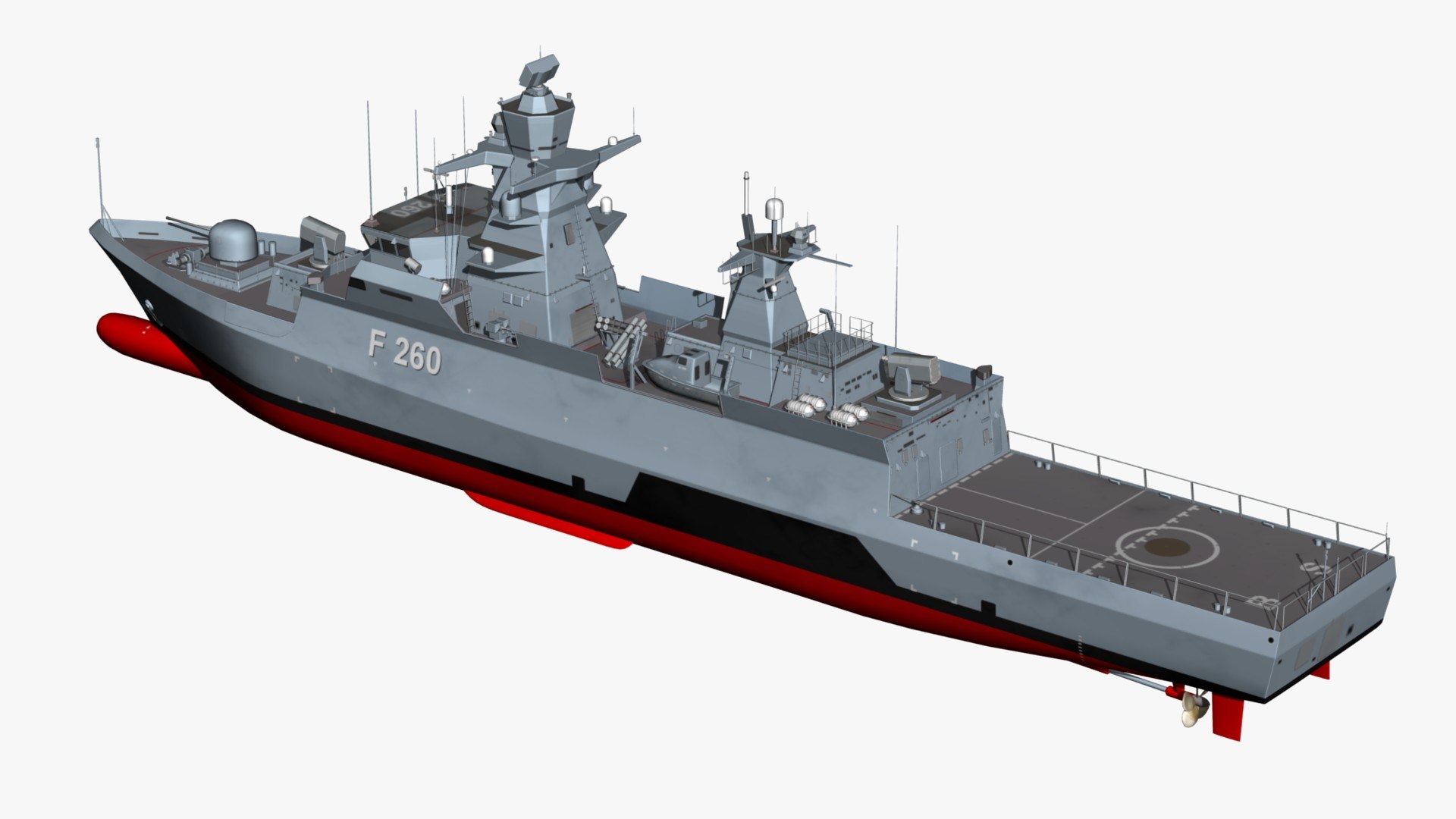 K130 Corvette Ships 3D - TurboSquid 1412892