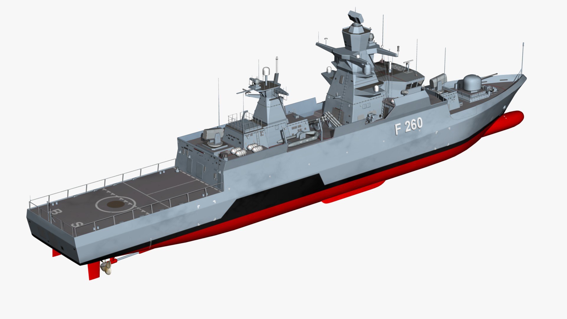 K130 Corvette Ships 3D - TurboSquid 1412892