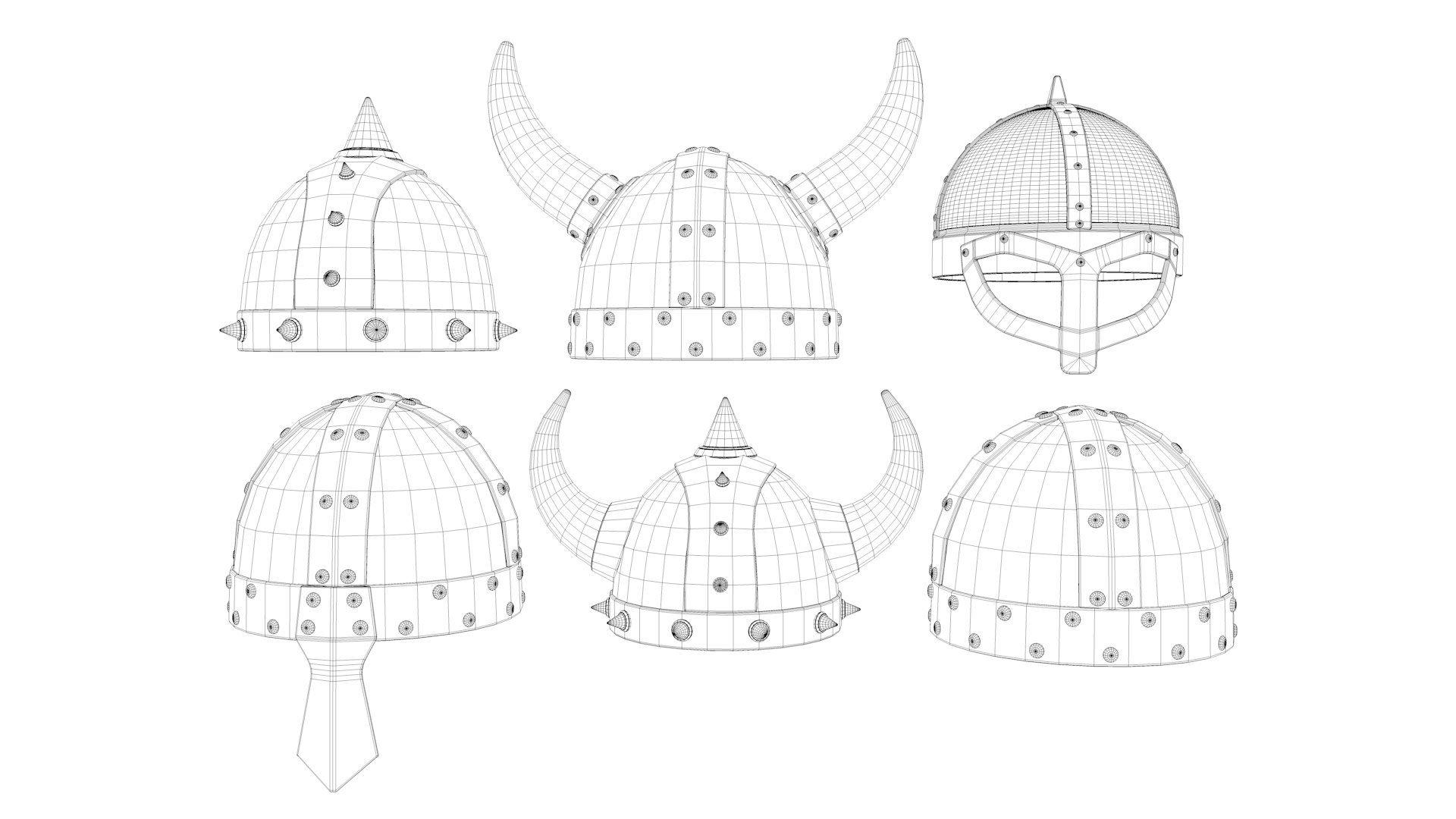 Helmets Collection 3D model - TurboSquid 2007051