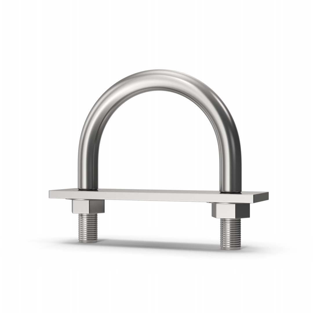 3D Stainless Steel Clamp Model - TurboSquid 2328762