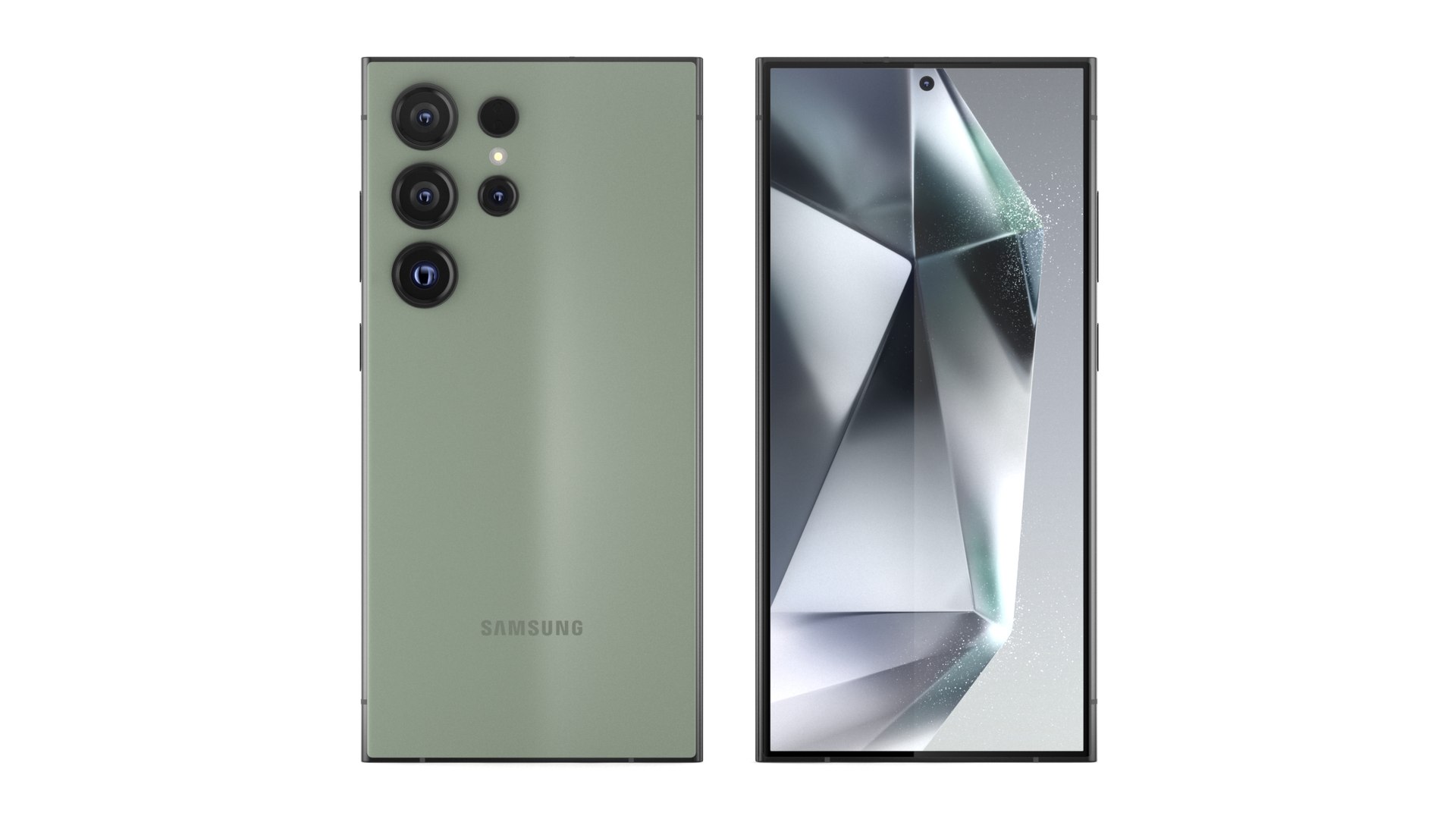 3D Samsung Galaxy S24 Ultra Titanium Green Model - TurboSquid 2225371