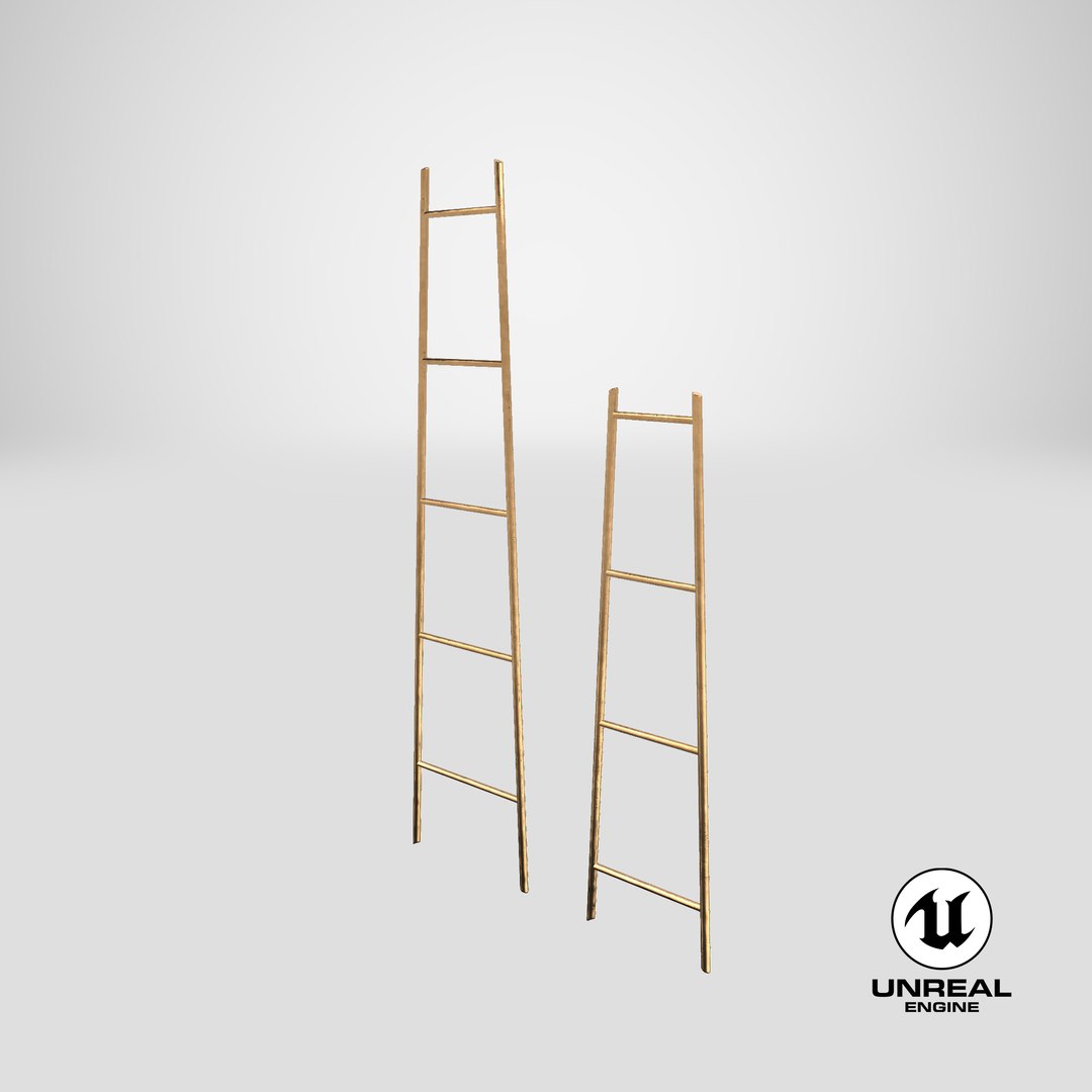Realistic laurel ladder 3D model - TurboSquid 1459409
