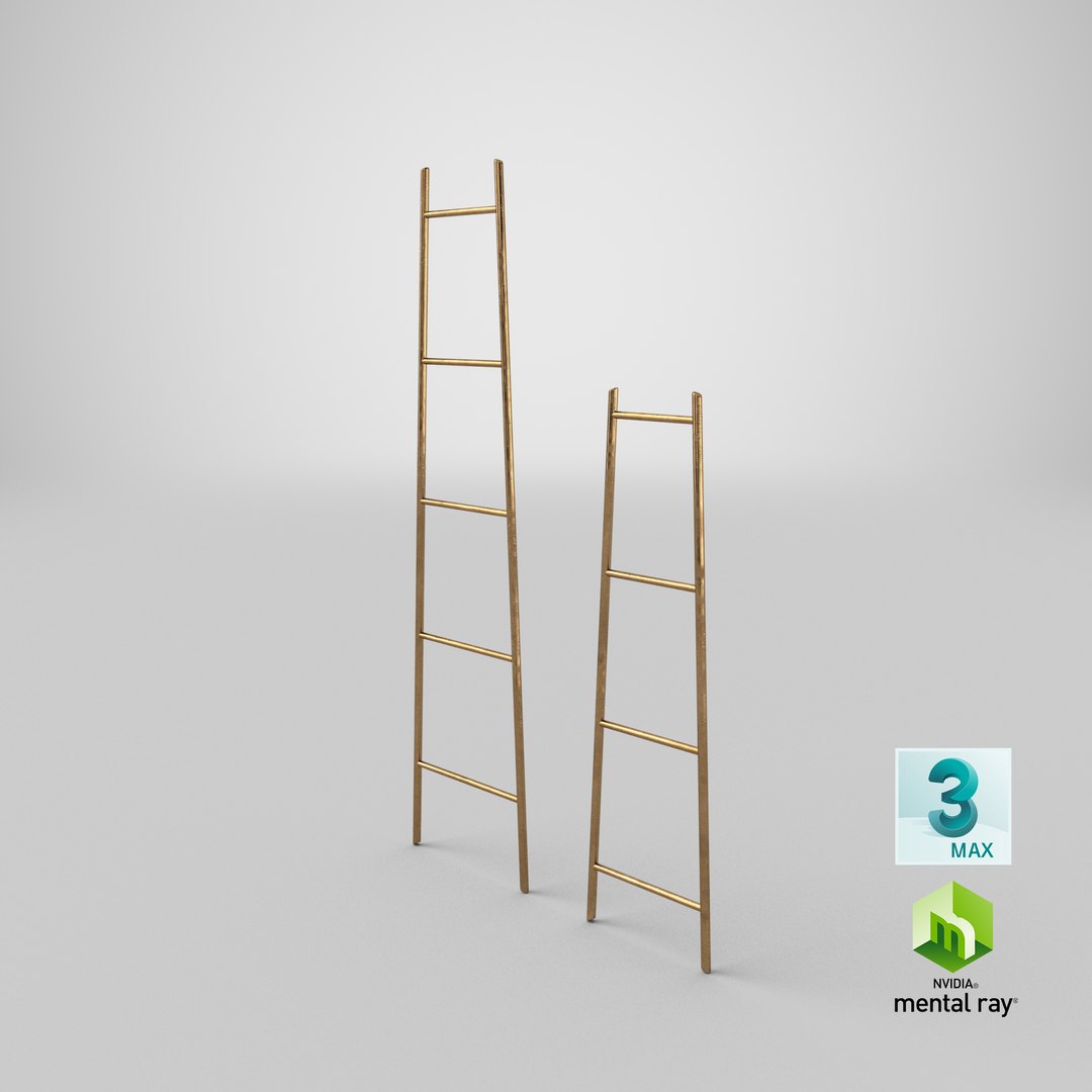 Realistic laurel ladder 3D model - TurboSquid 1459409