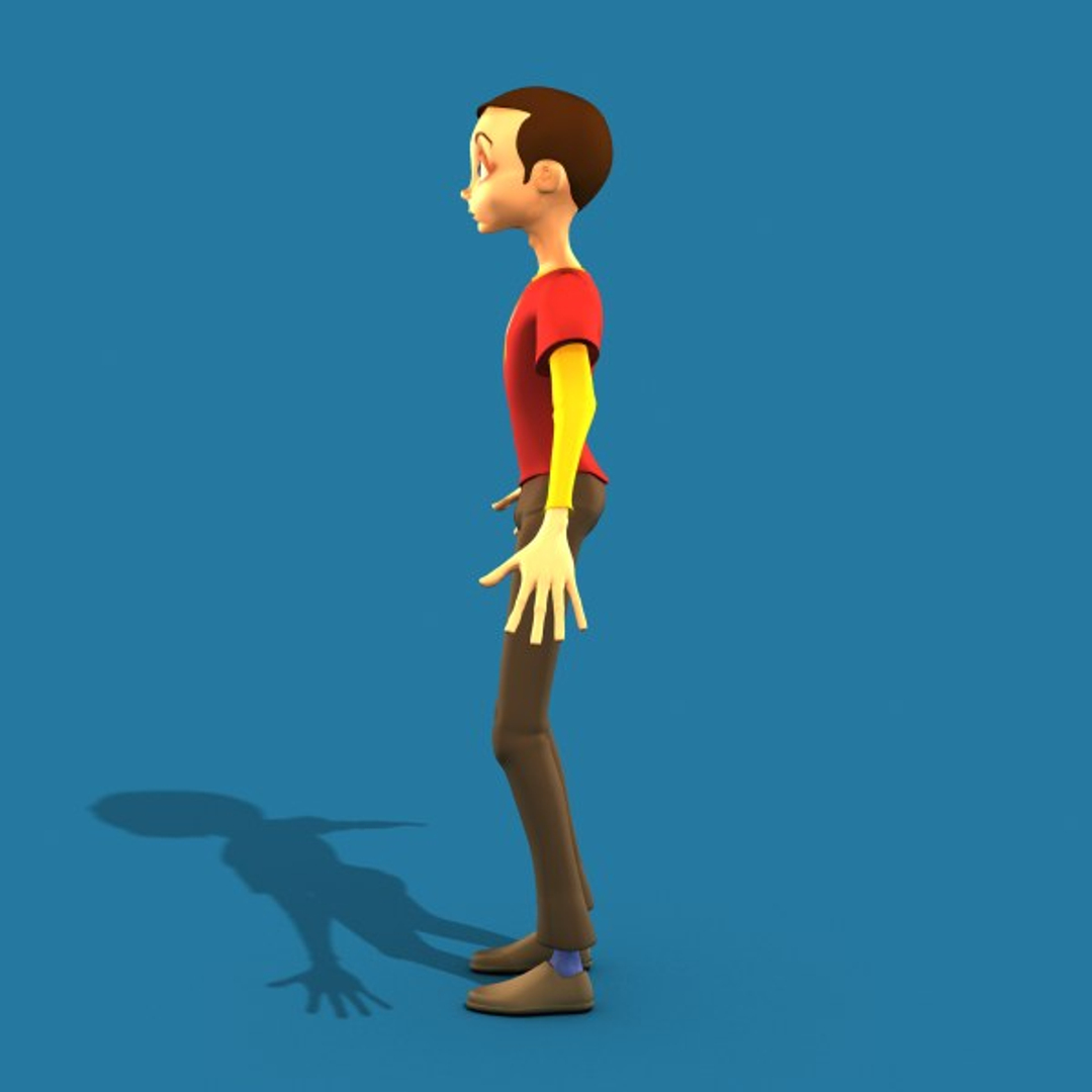 3d Model Of Character Sheldon