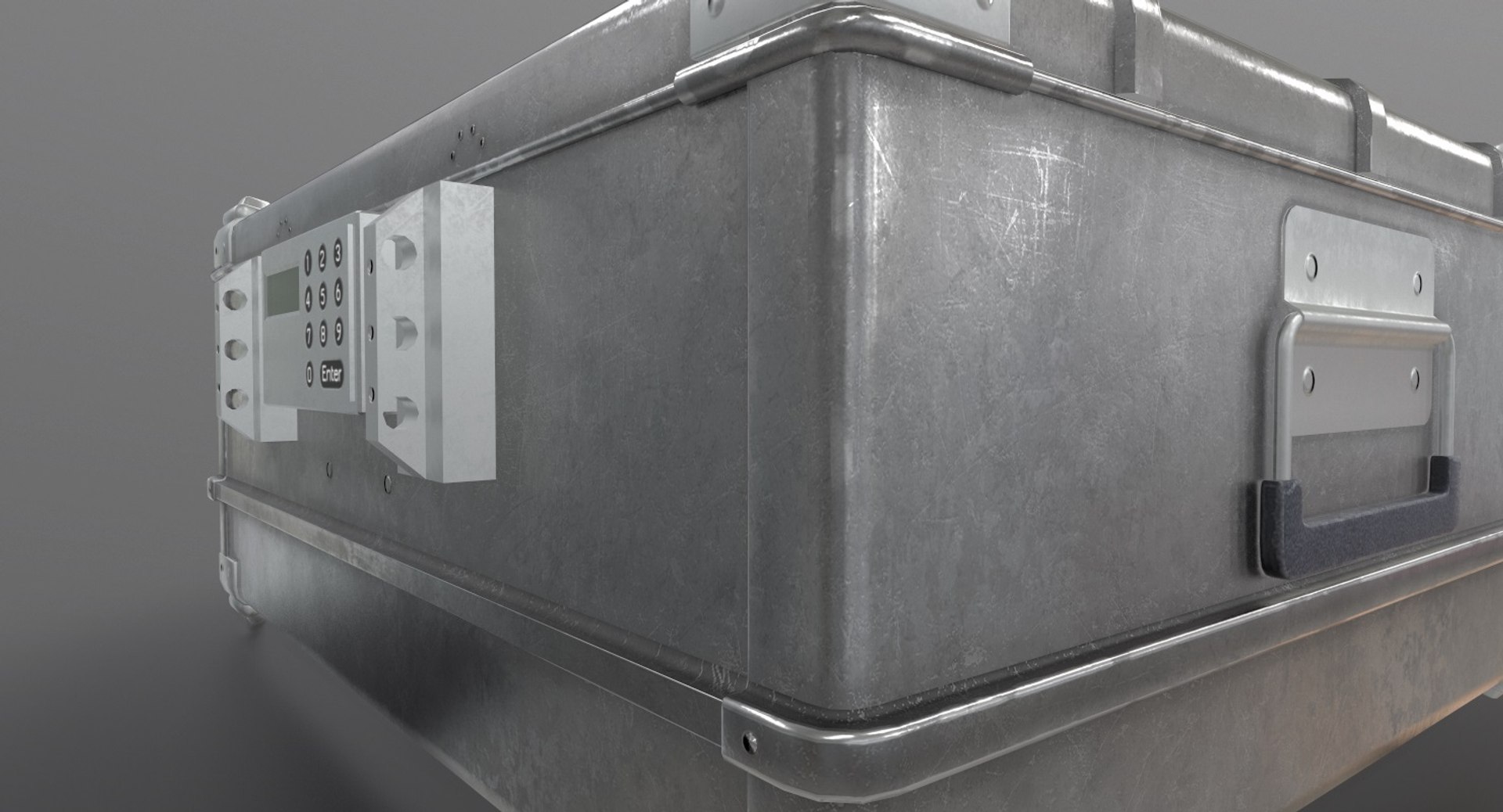 Box Combination Lock 3D - TurboSquid 1207134