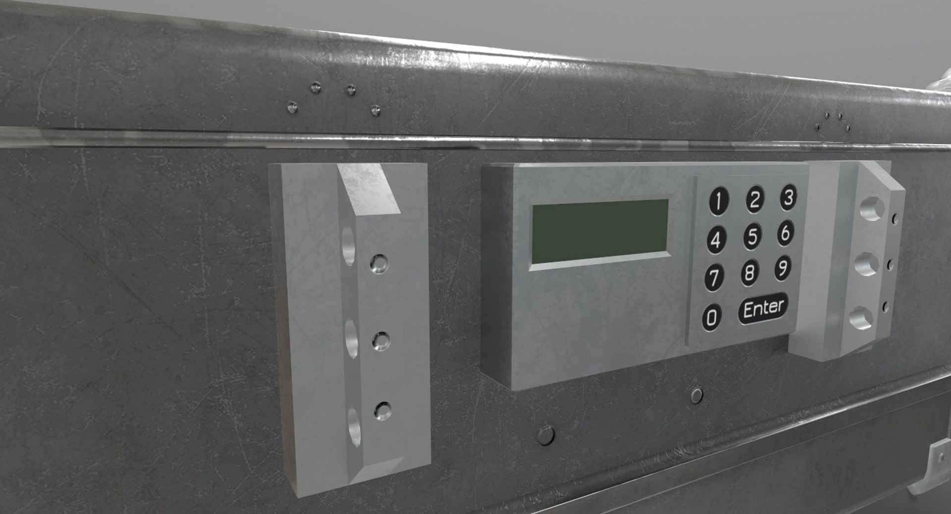 Box Combination Lock 3D - TurboSquid 1207134
