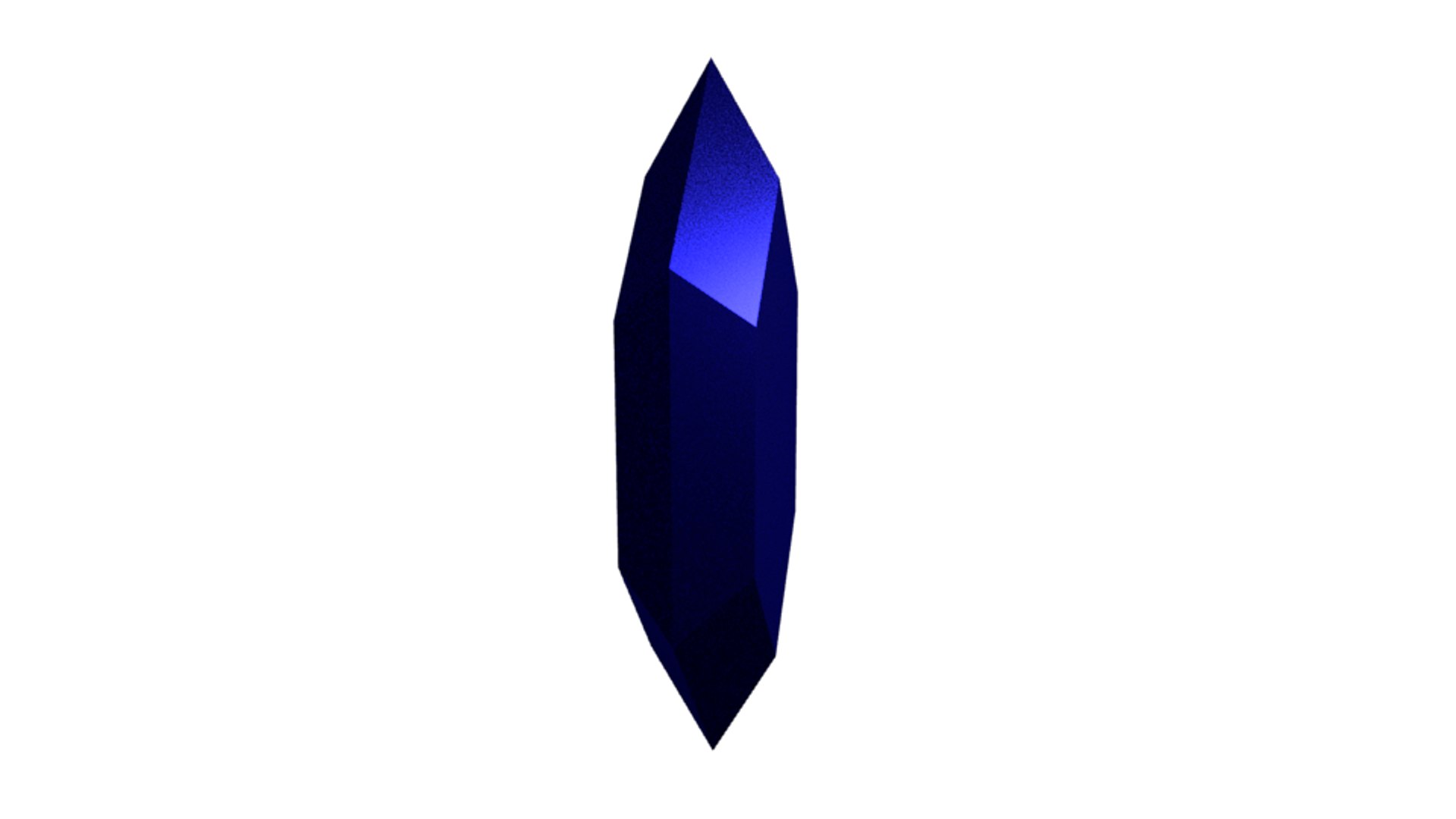 3D blue rupee model - TurboSquid 1597832