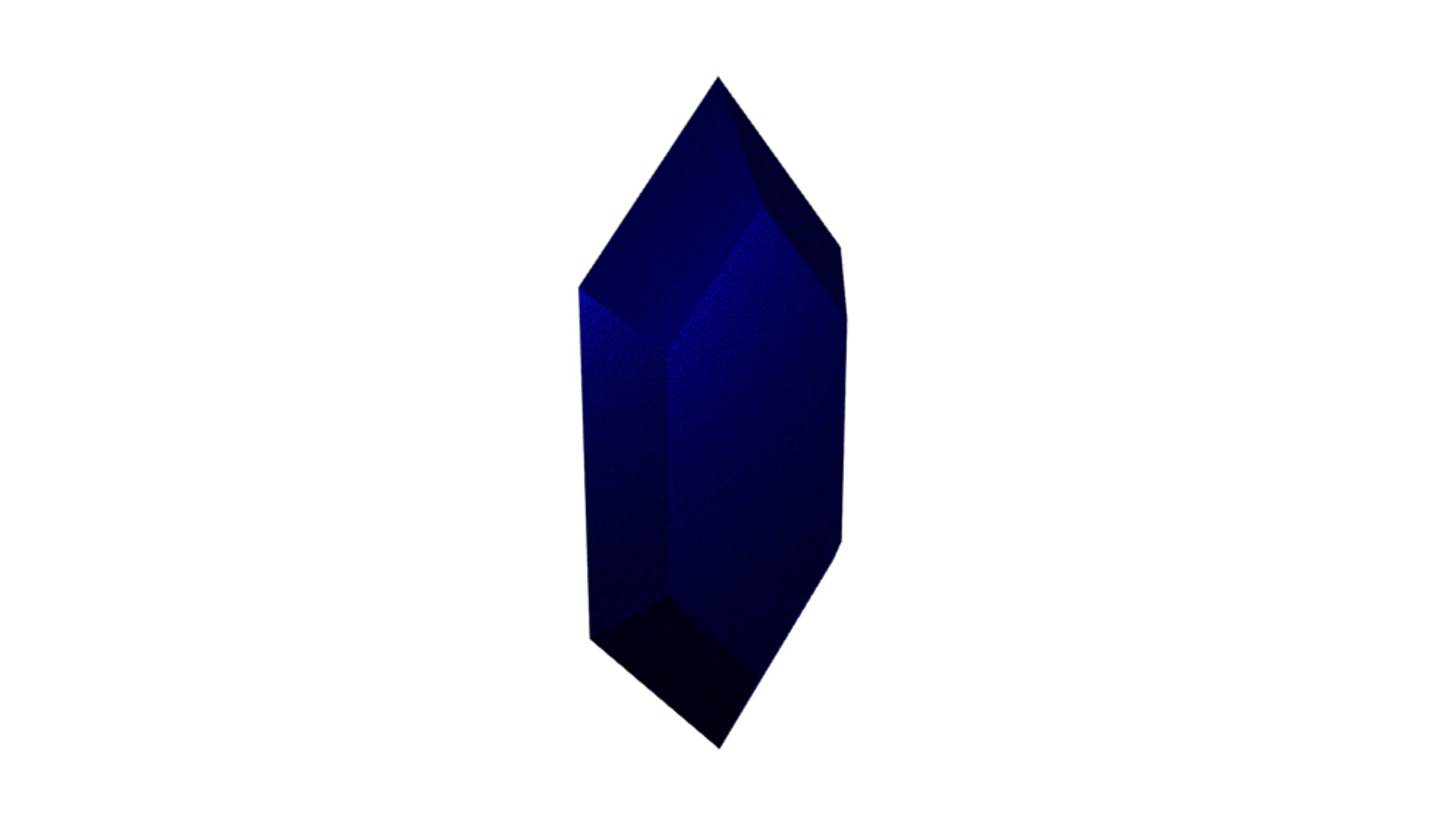 3D blue rupee model - TurboSquid 1597832