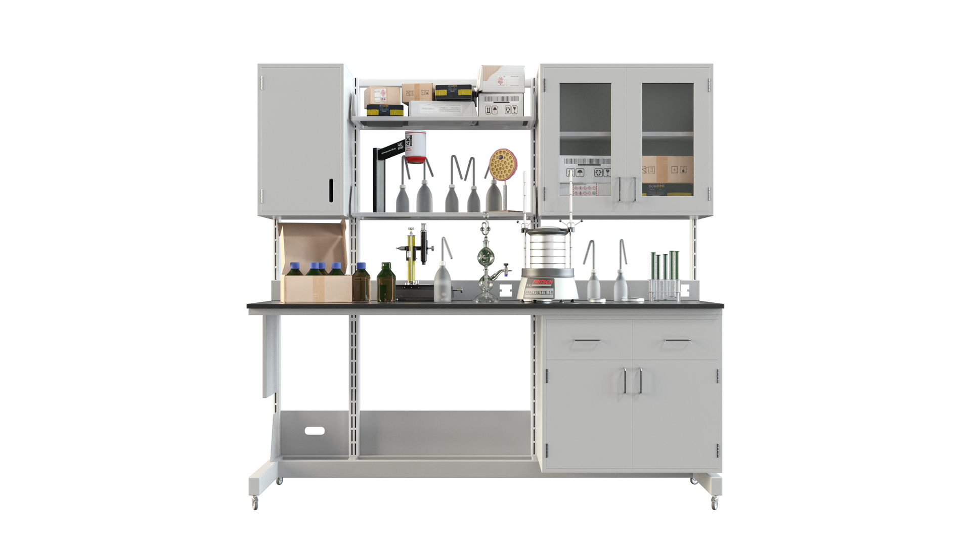 Big Lab Workbench 2 3D Model - TurboSquid 1767577