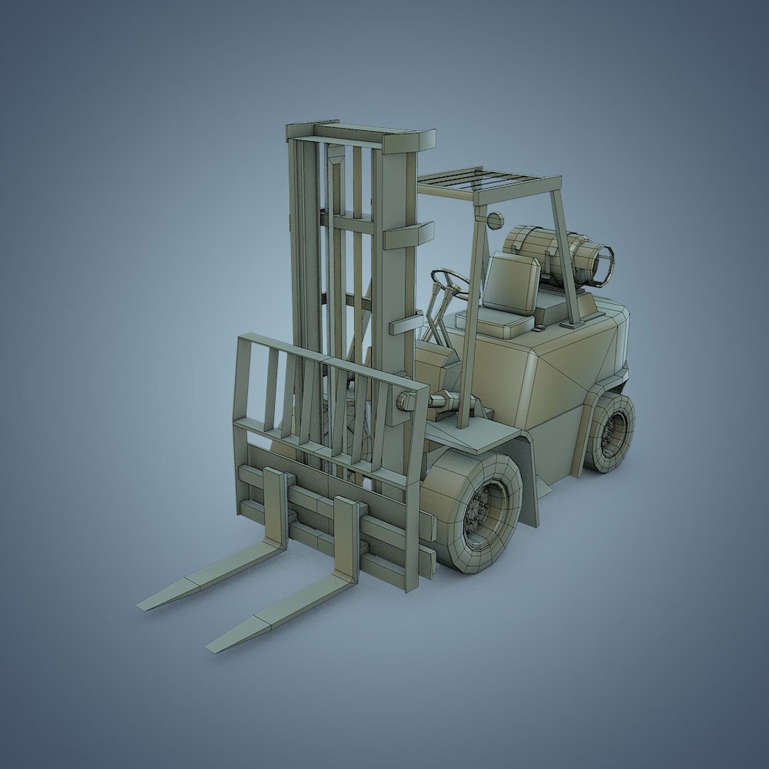 Forklift fork lift 3D model - TurboSquid 1160504