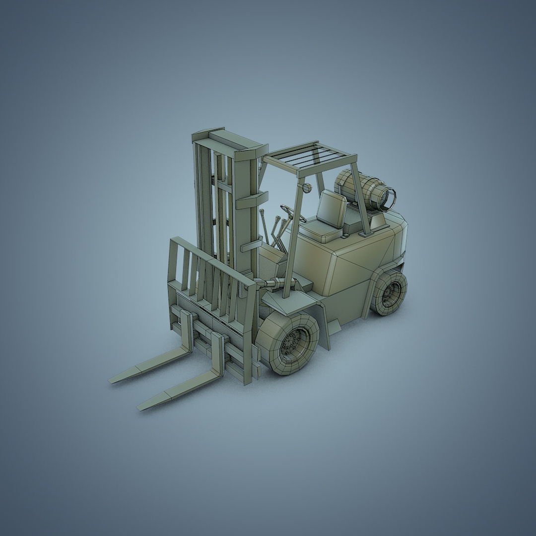 Forklift fork lift 3D model - TurboSquid 1160504