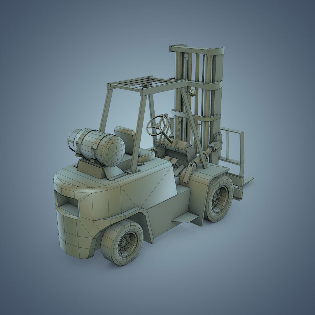 Forklift fork lift 3D model - TurboSquid 1160504