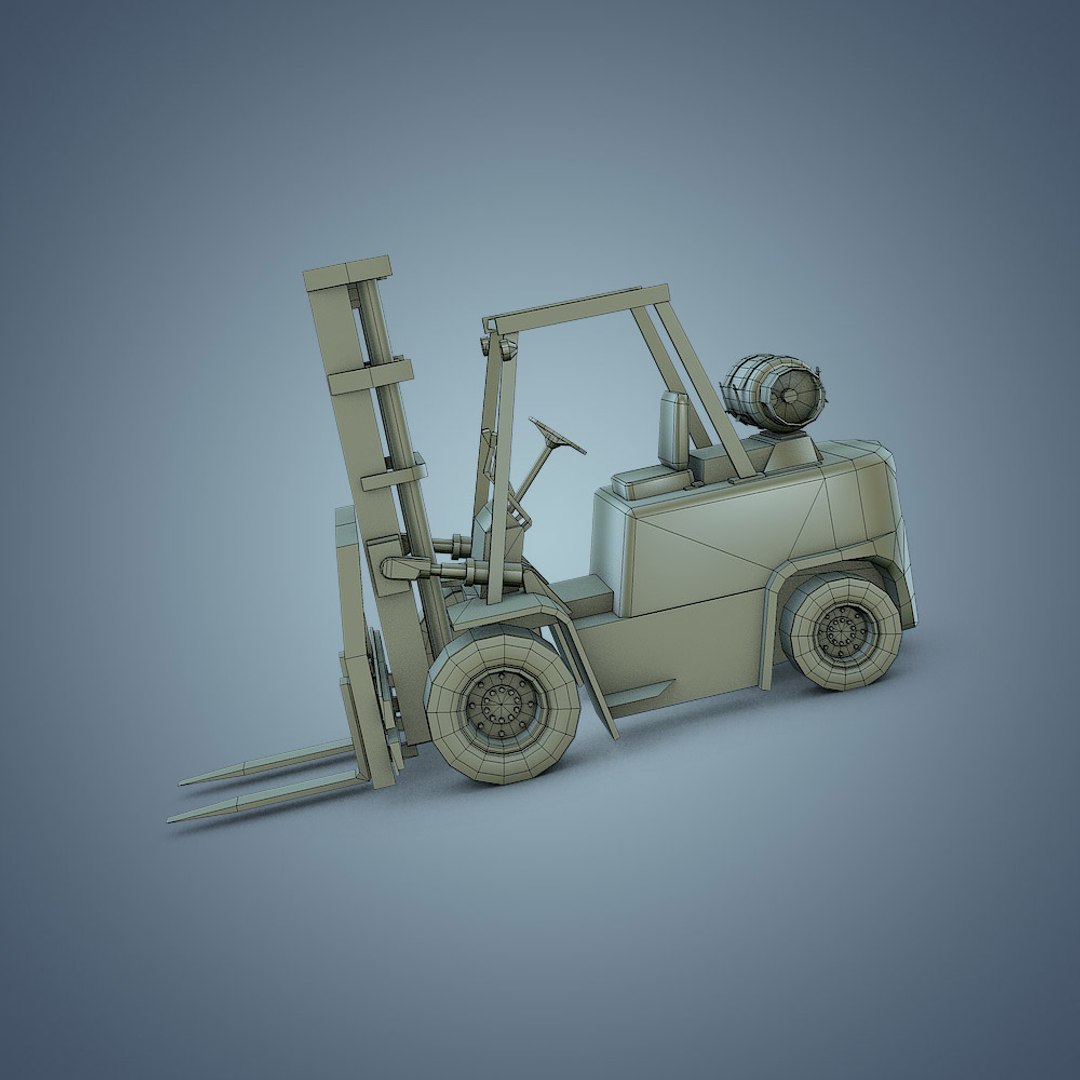 Forklift fork lift 3D model - TurboSquid 1160504