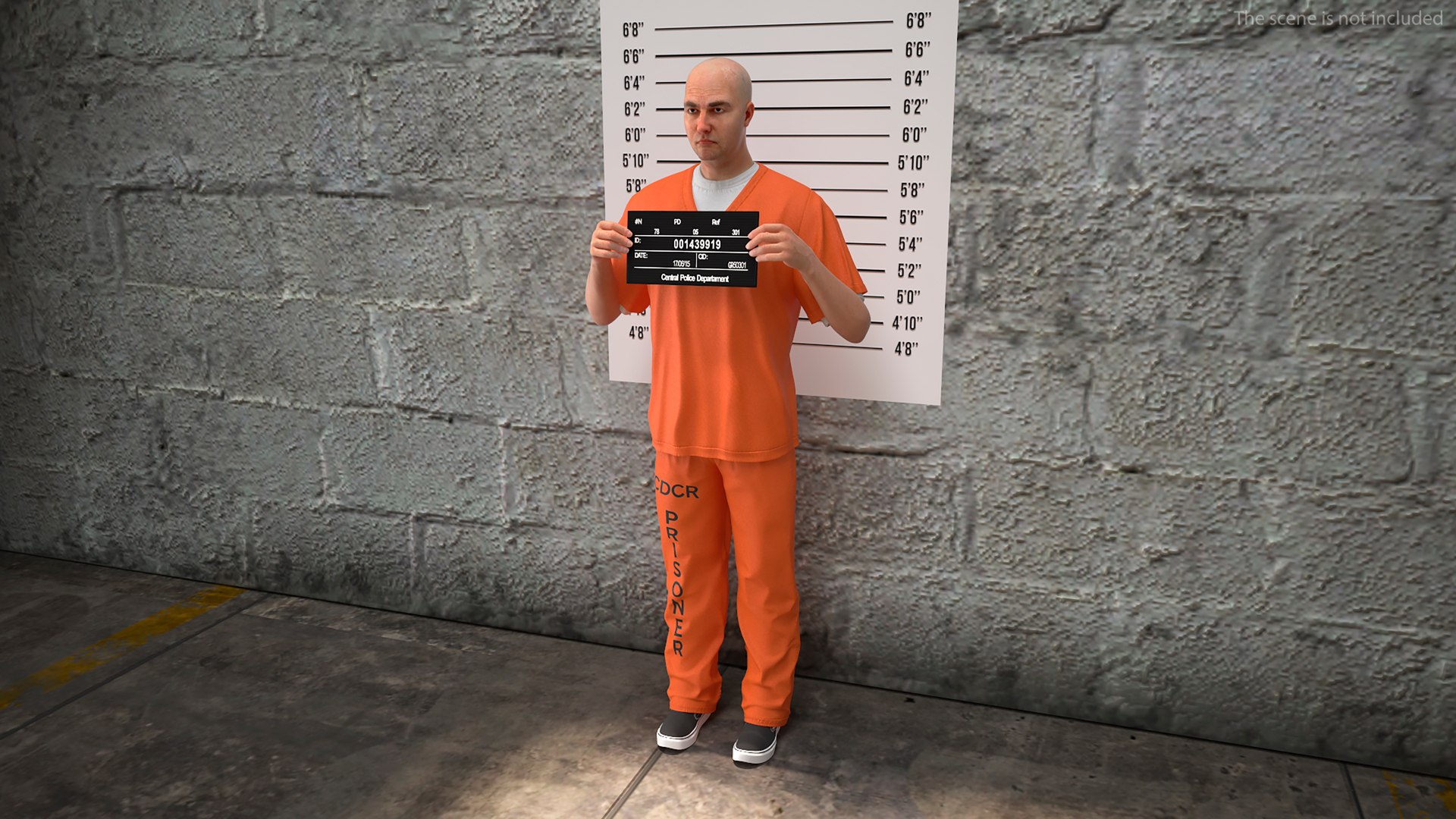 3D Model Male Prisoner Rigged - TurboSquid 2377310