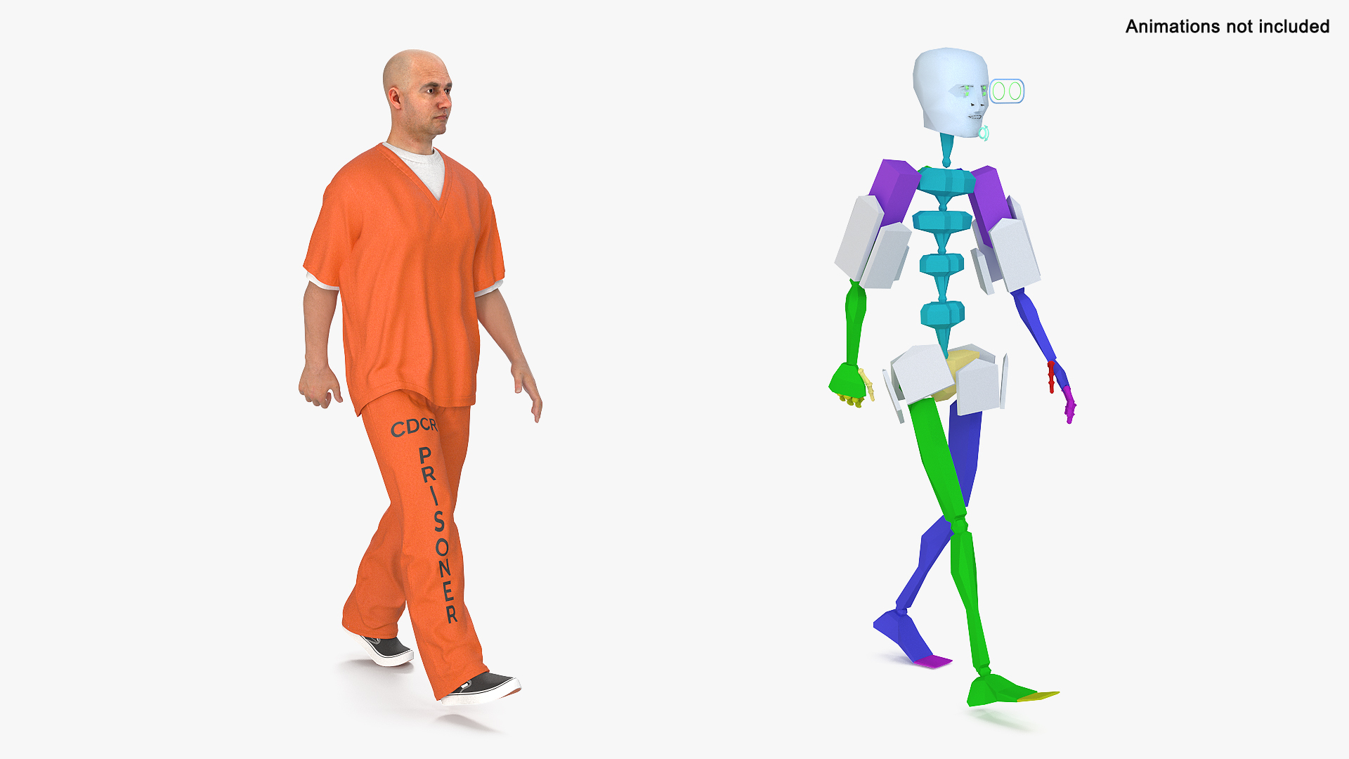 3D Model Male Prisoner Rigged - TurboSquid 2377310