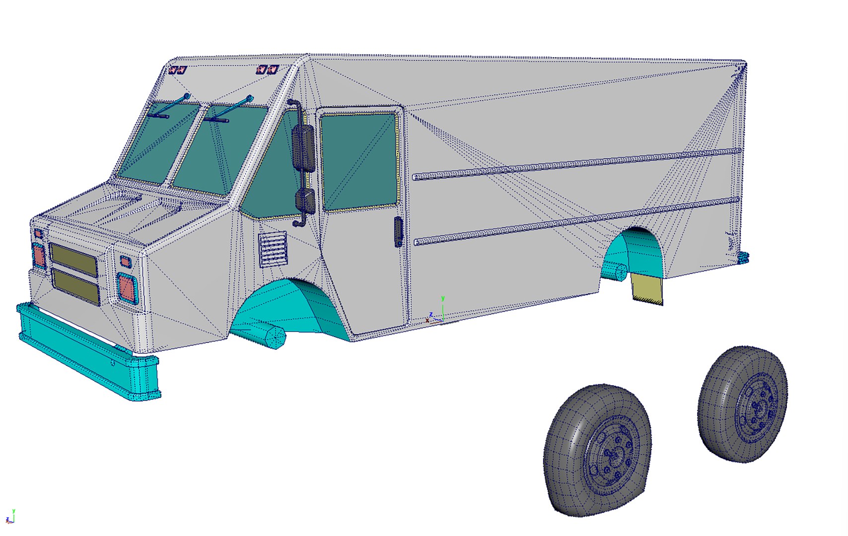 Van 3D Model - TurboSquid 2002740