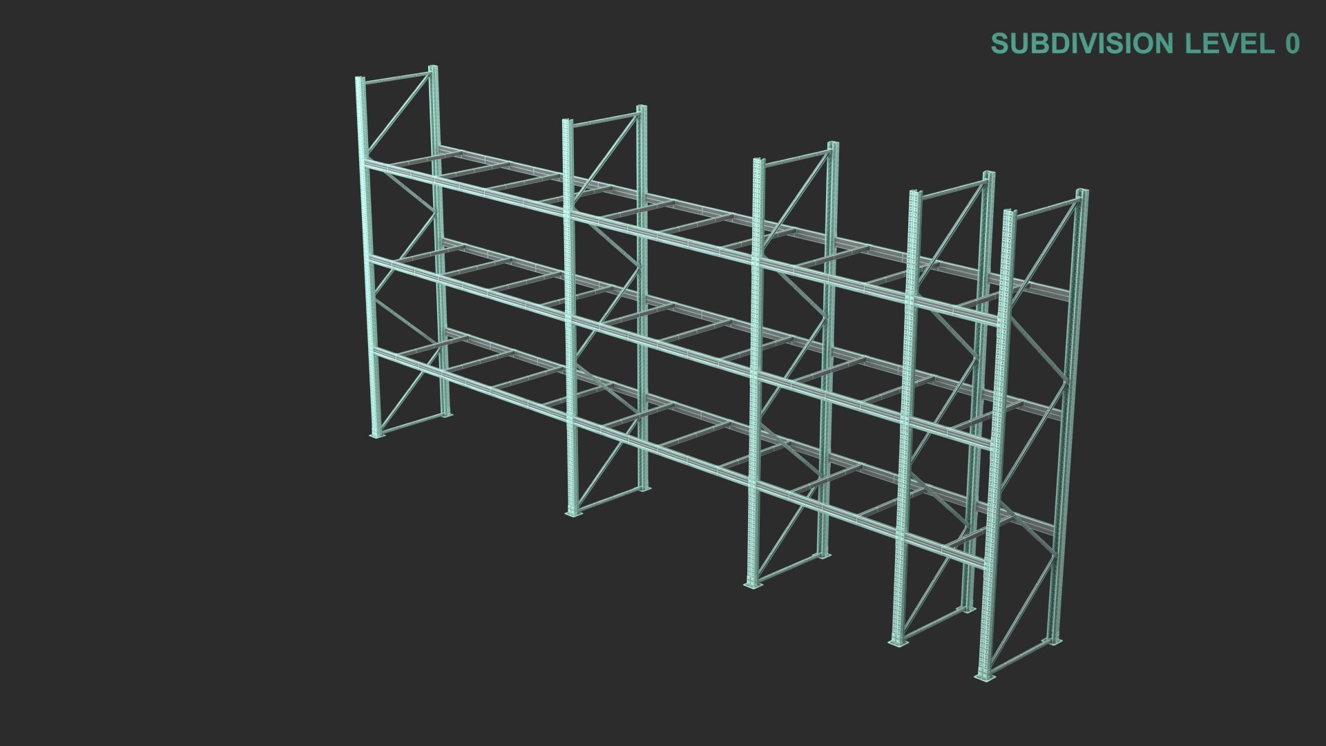 Warehouse Shelf 3D model - TurboSquid 1991308