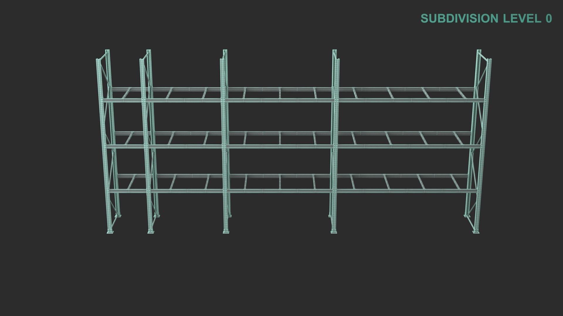 Warehouse Shelf 3D model - TurboSquid 1991308