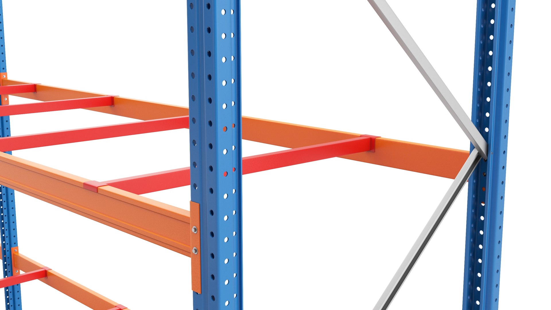 Warehouse Shelf 3D model - TurboSquid 1991308