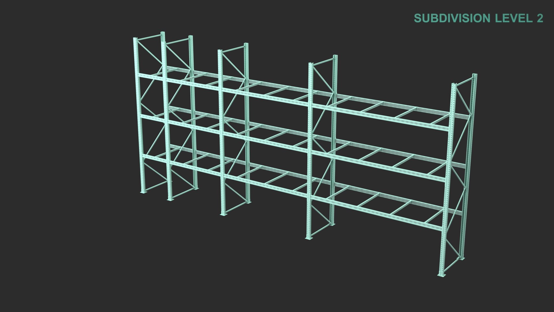Warehouse Shelf 3D model - TurboSquid 1991308