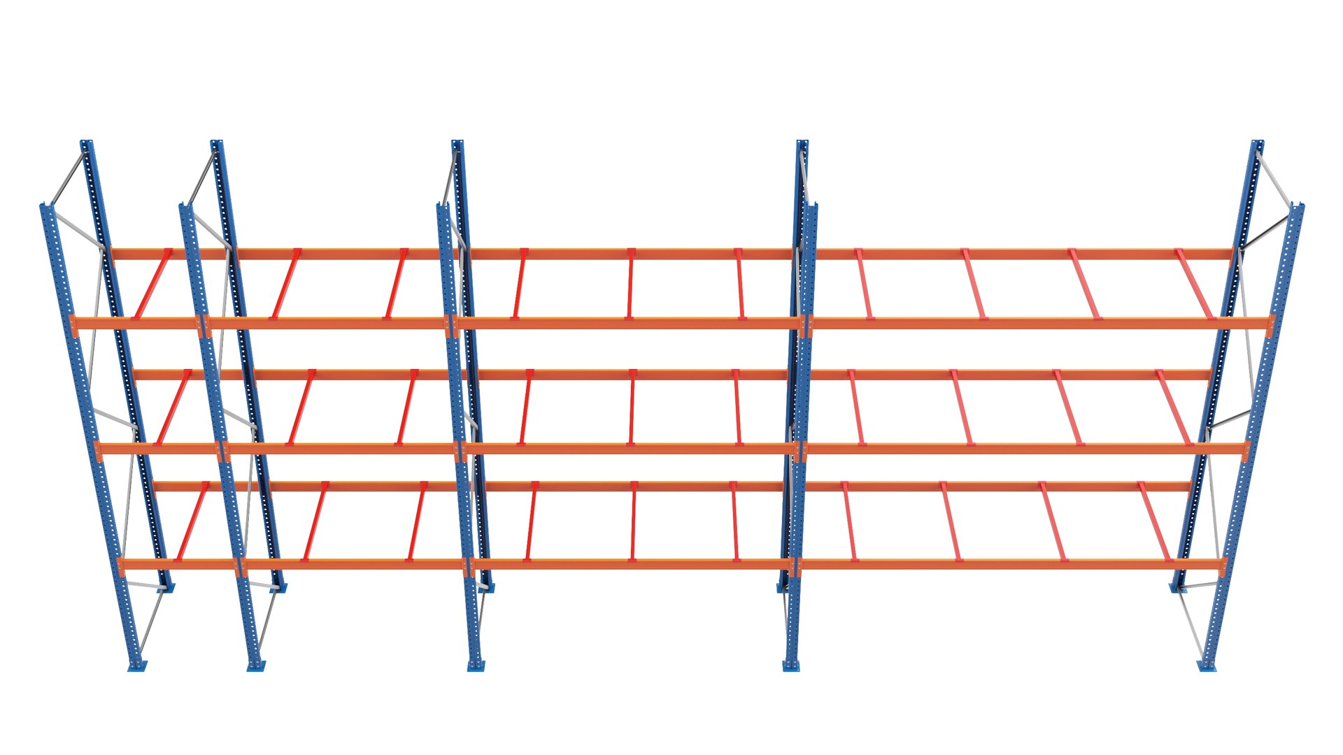 Warehouse Shelf 3D model - TurboSquid 1991308