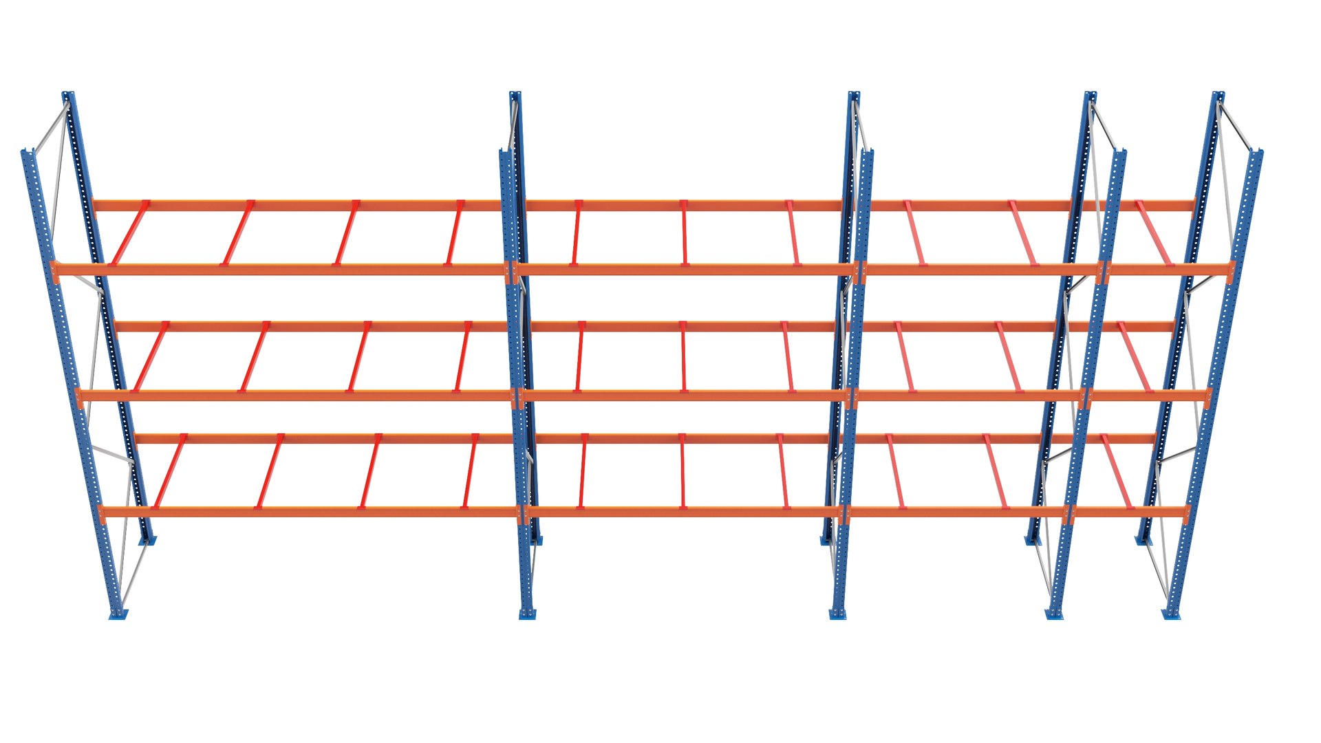 Warehouse Shelf 3D model - TurboSquid 1991308