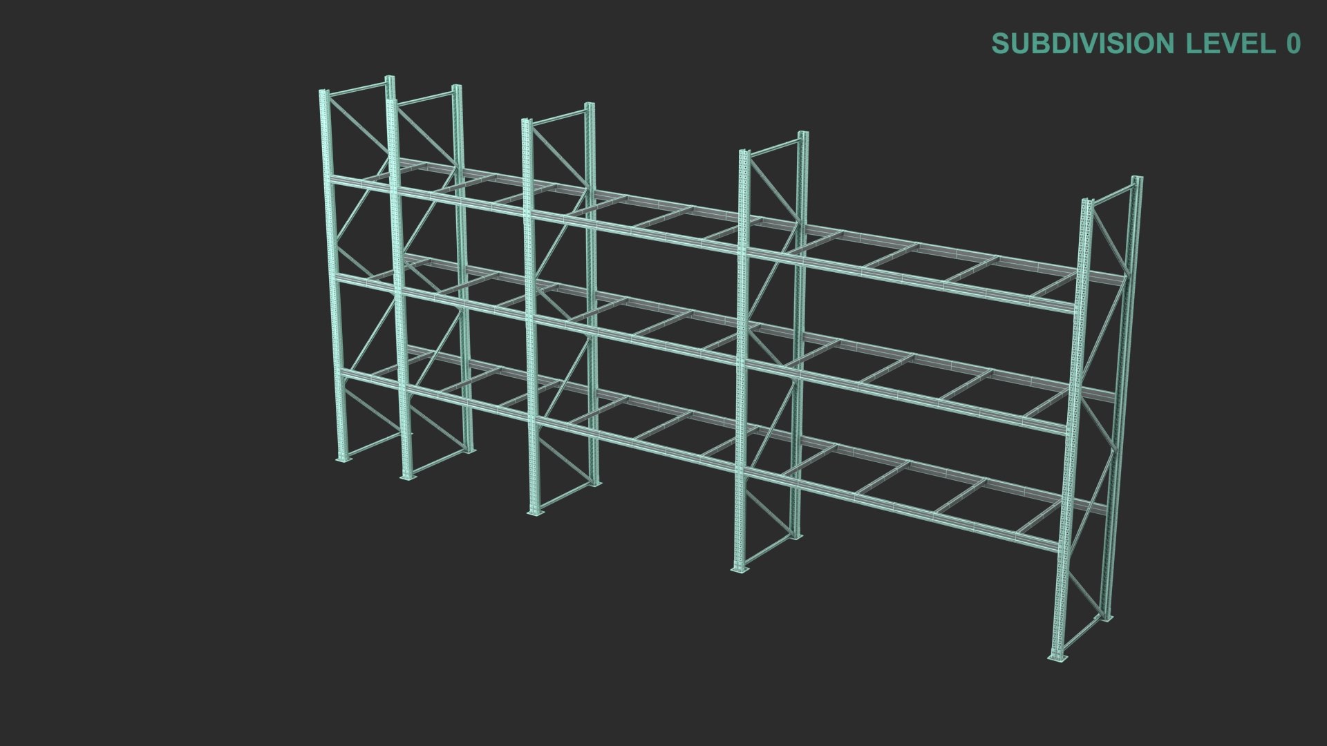 Warehouse Shelf 3D model - TurboSquid 1991308