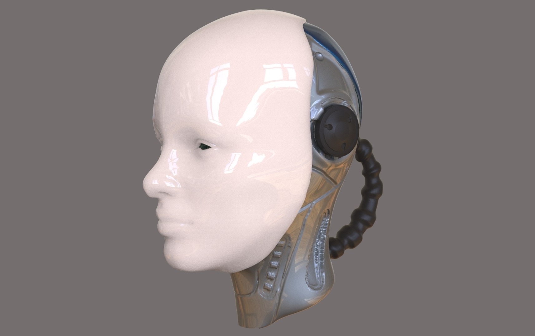 3D Robot Head Model - TurboSquid 1658694