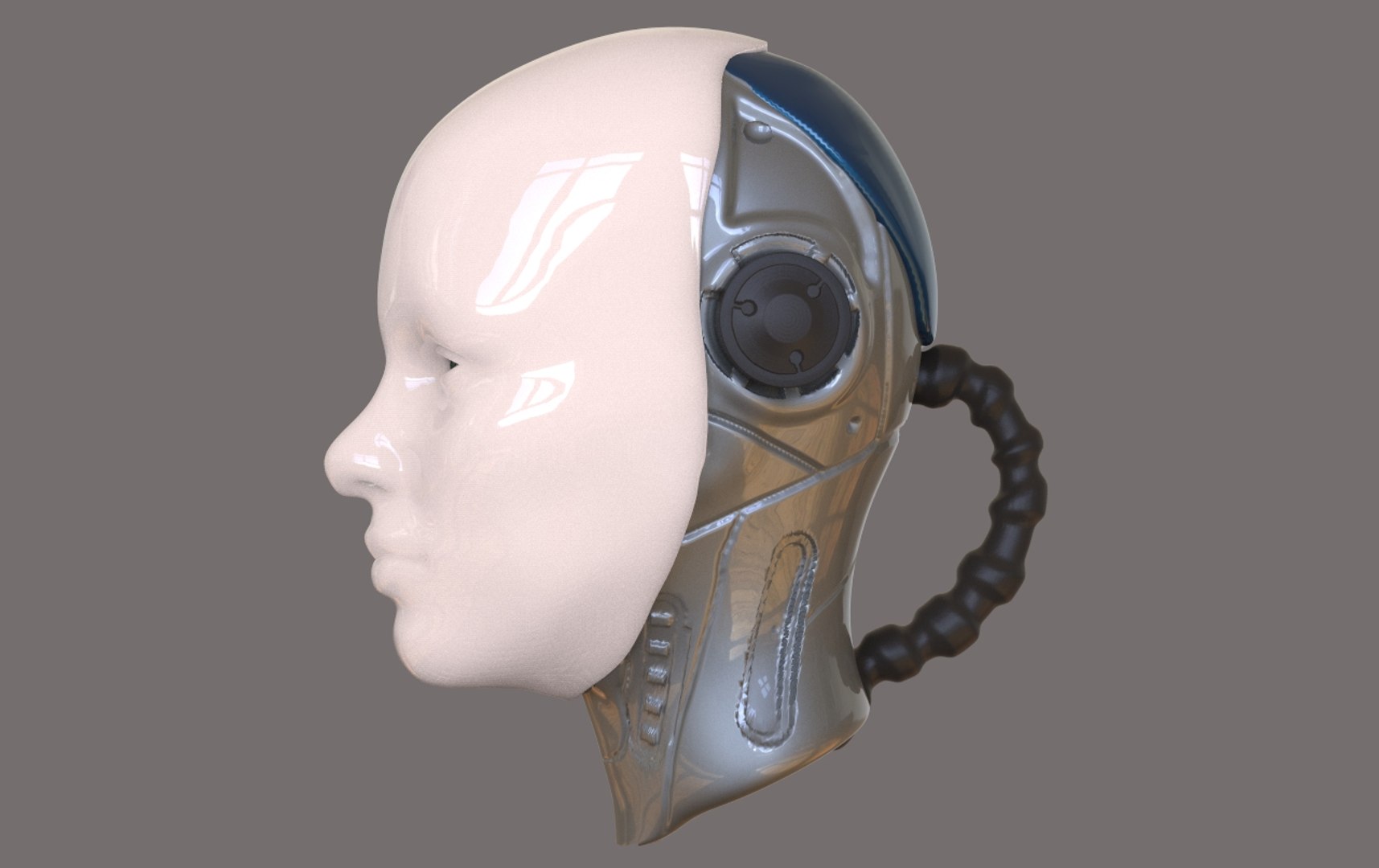 3D Robot Head Model - TurboSquid 1658694