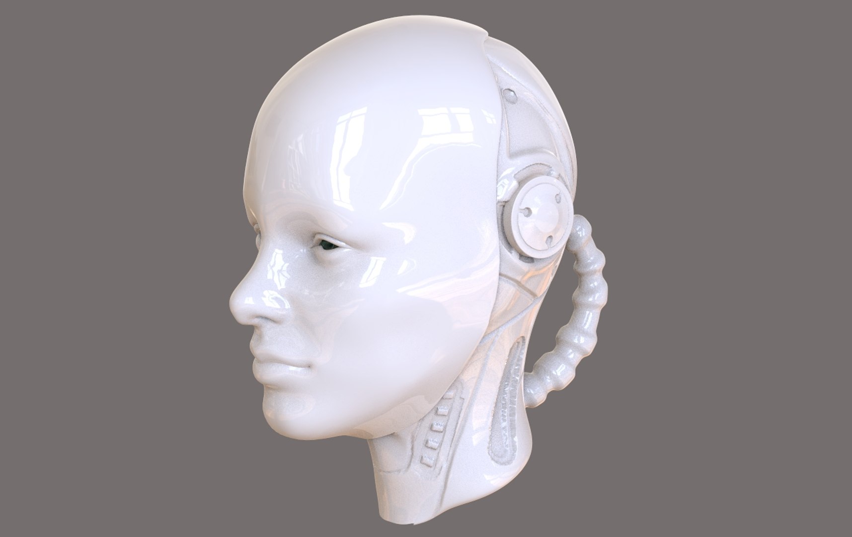 3D Robot Head Model - TurboSquid 1658694