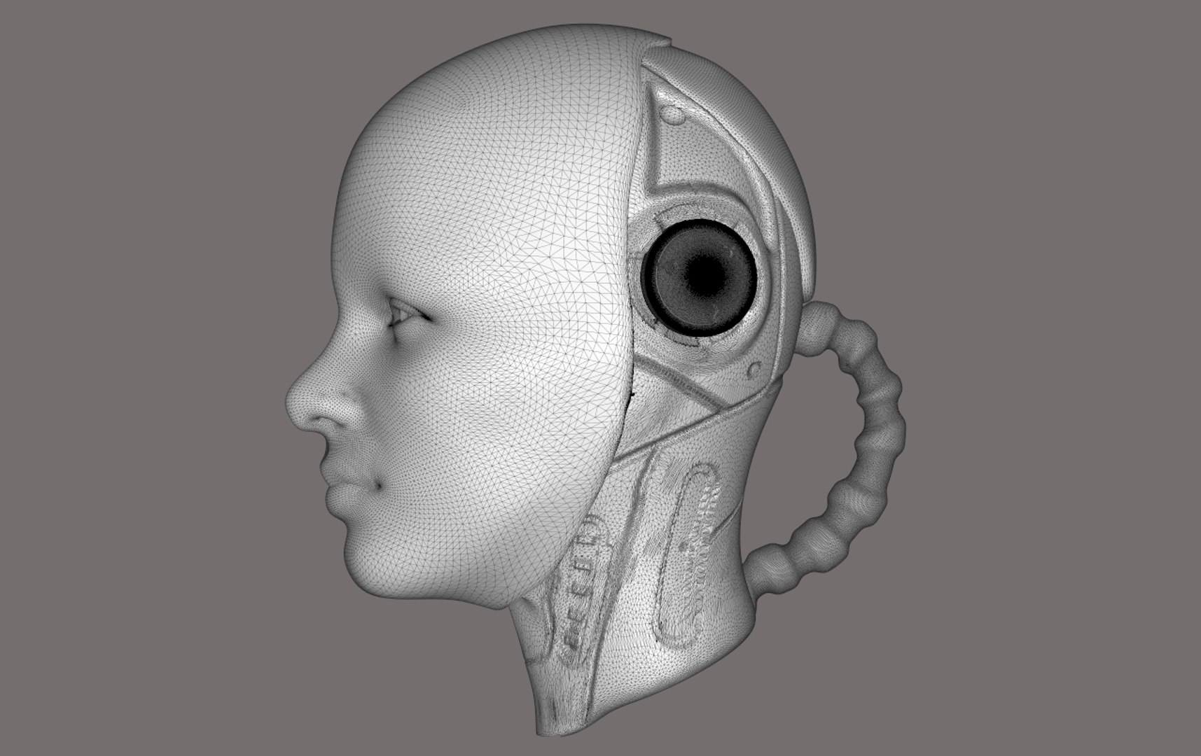 3D Robot Head Model - TurboSquid 1658694