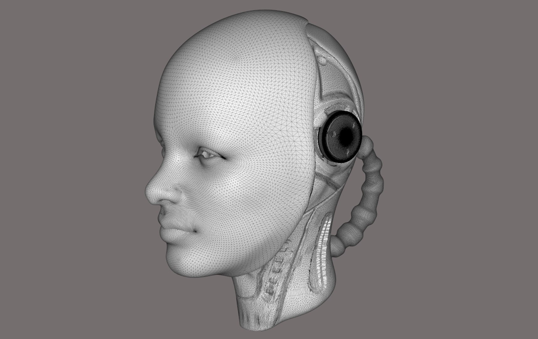 3D Robot Head Model - TurboSquid 1658694