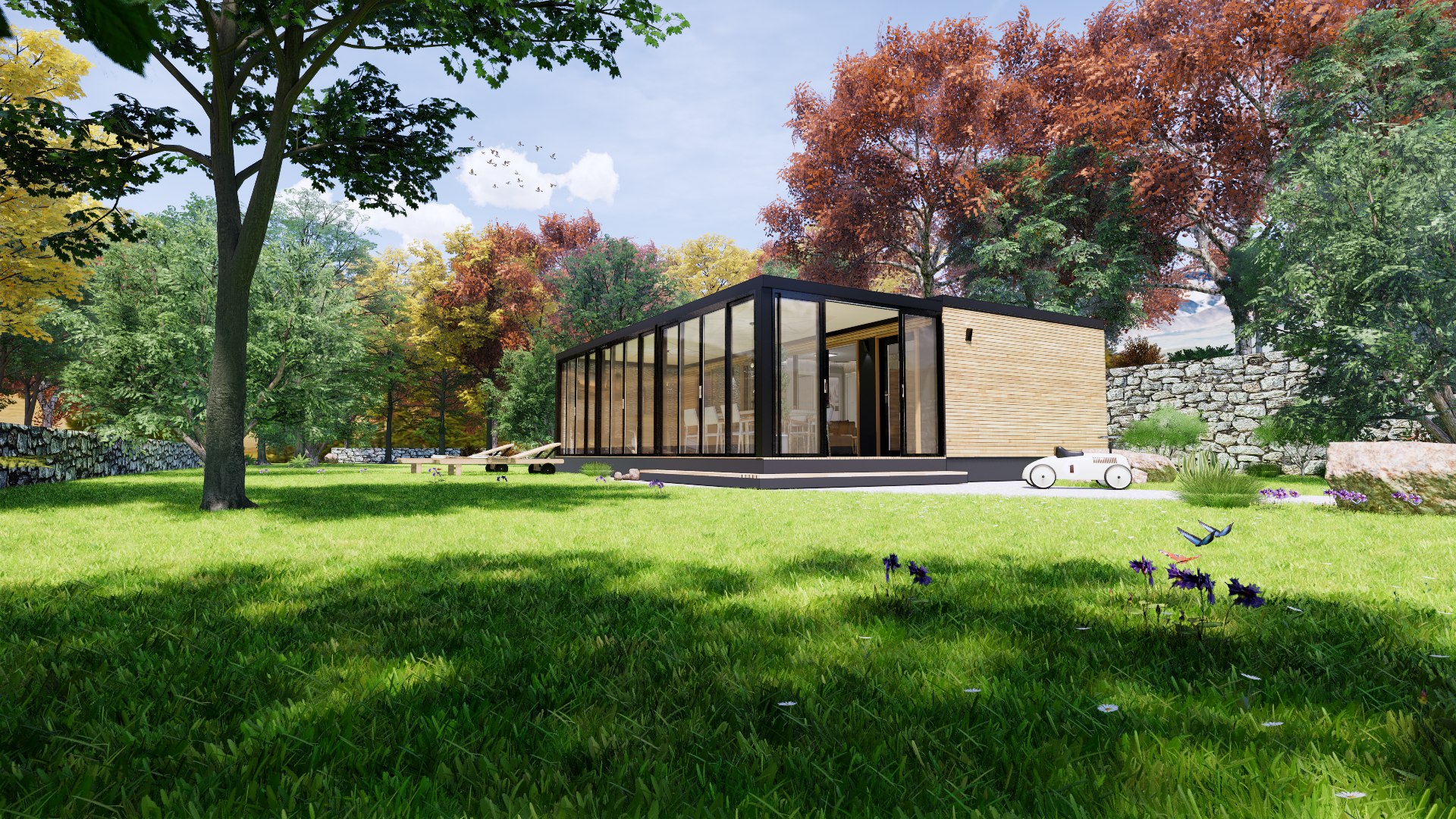 3D Modern Mobile Home Tiny Model - TurboSquid 1525587