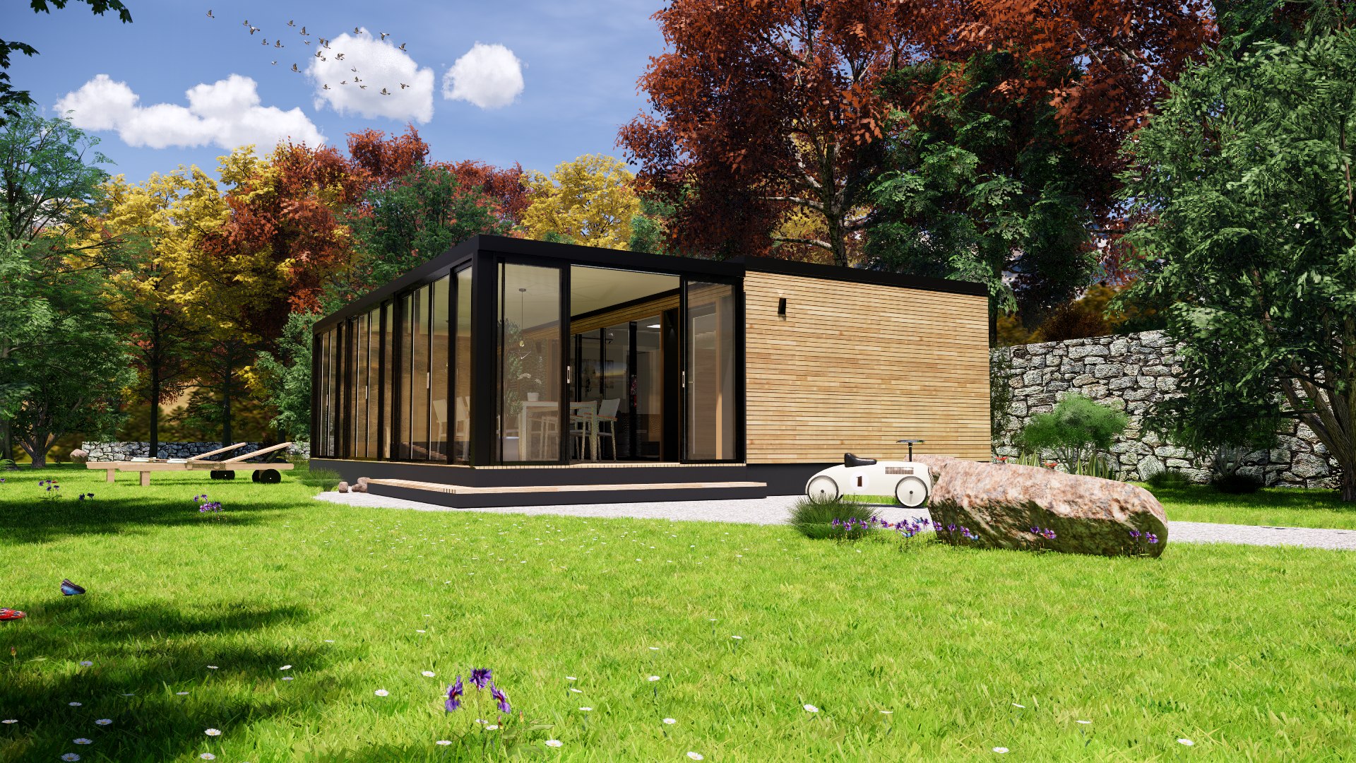 3D Modern Mobile Home Tiny Model - TurboSquid 1525587