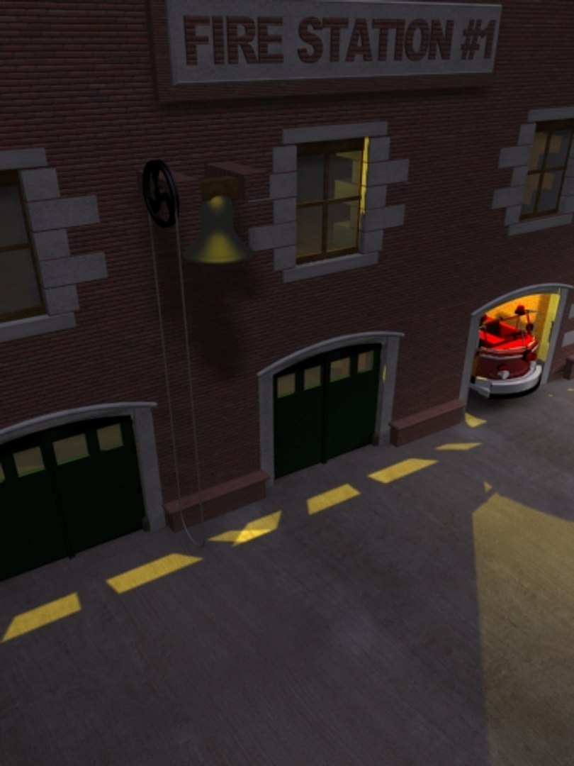 Snow Station 3d Model