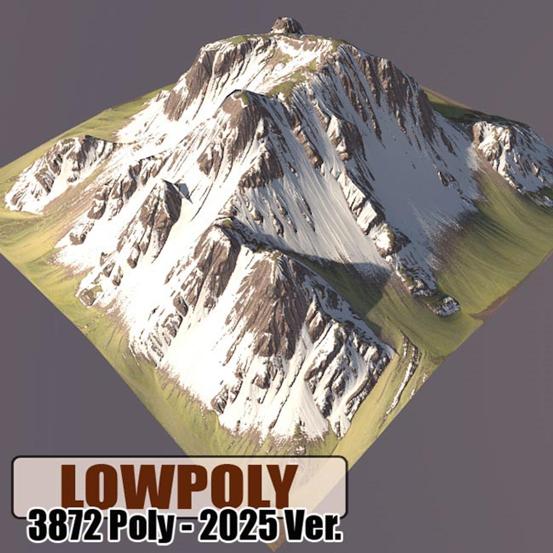 3d 3ds Mountains Pack