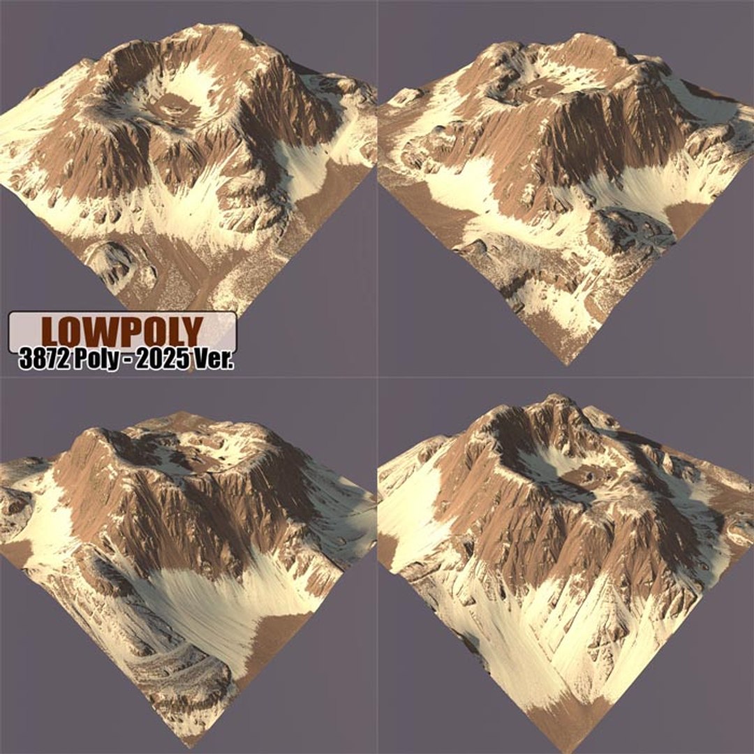 3d 3ds Mountains Pack