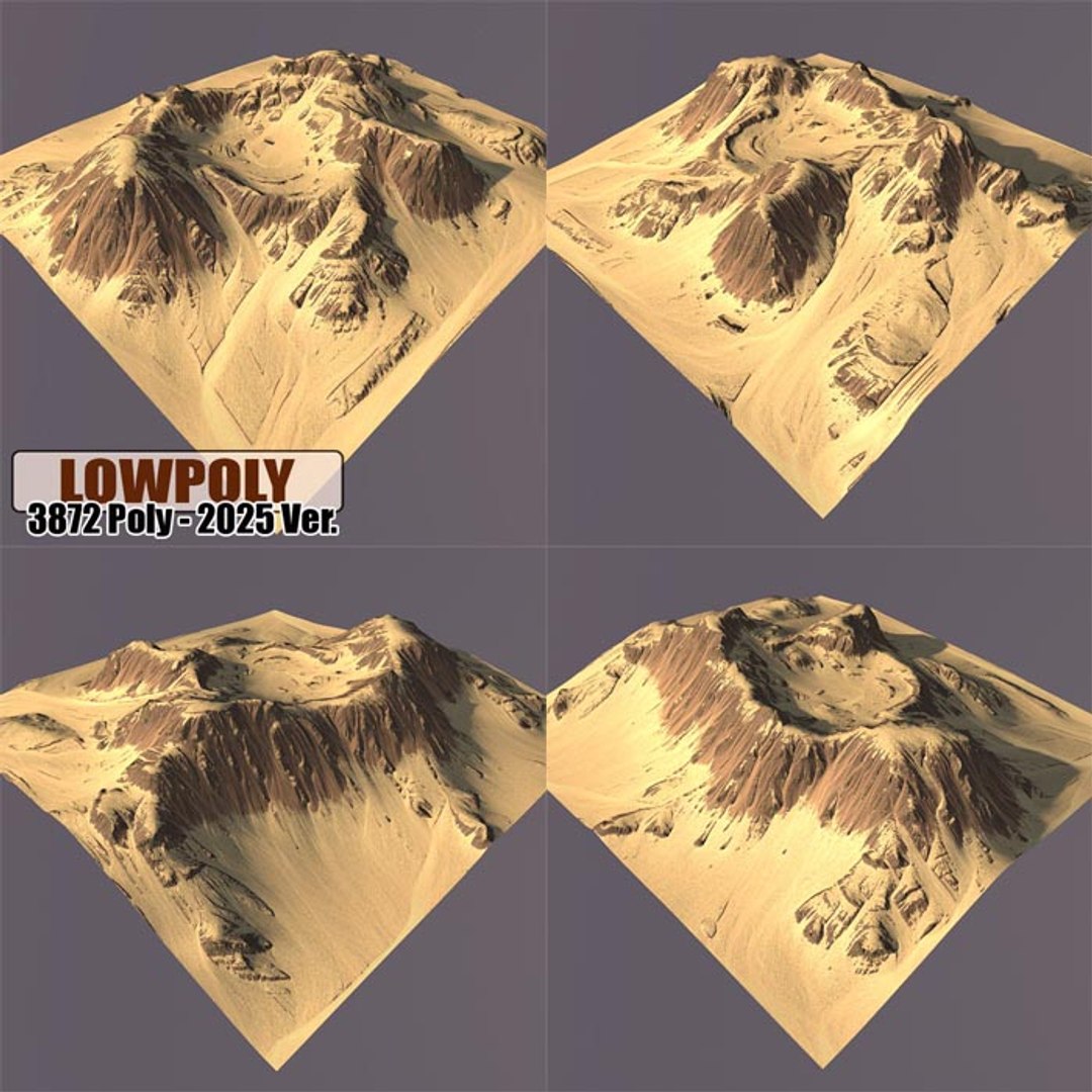 3d 3ds Mountains Pack