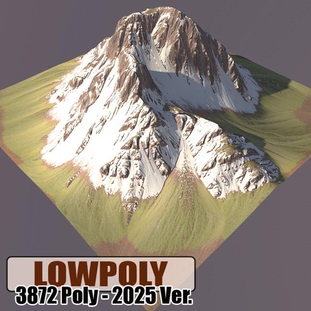 3d 3ds Mountains Pack