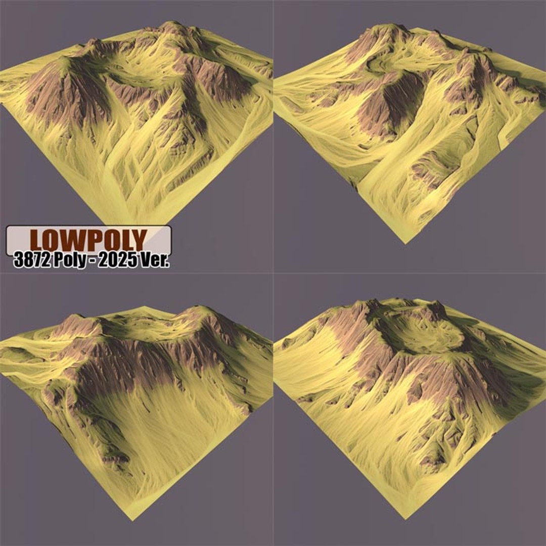 3d 3ds Mountains Pack